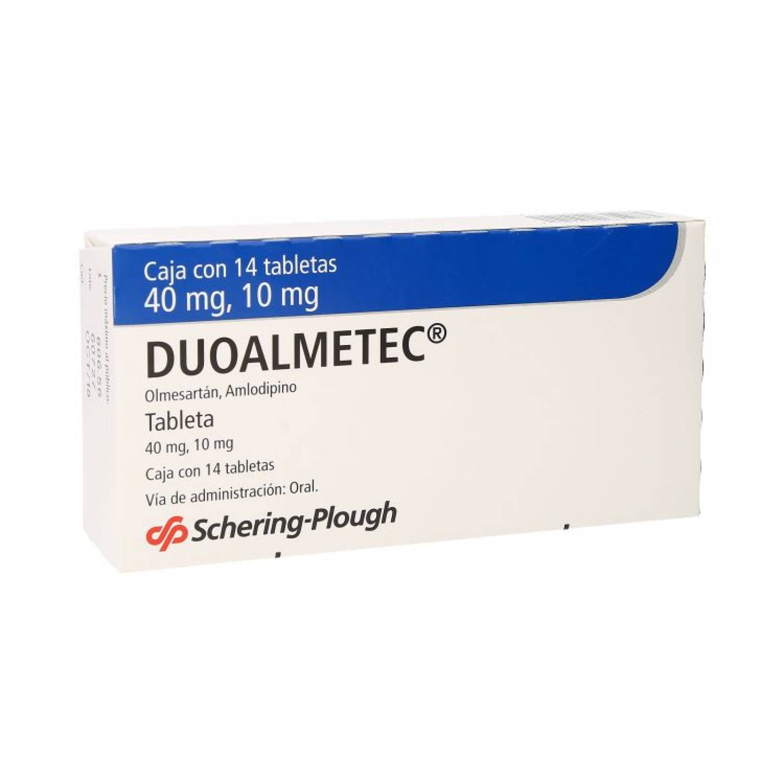 DUOALMETEC 40/10MG CAJA CON 14 TABLETAS