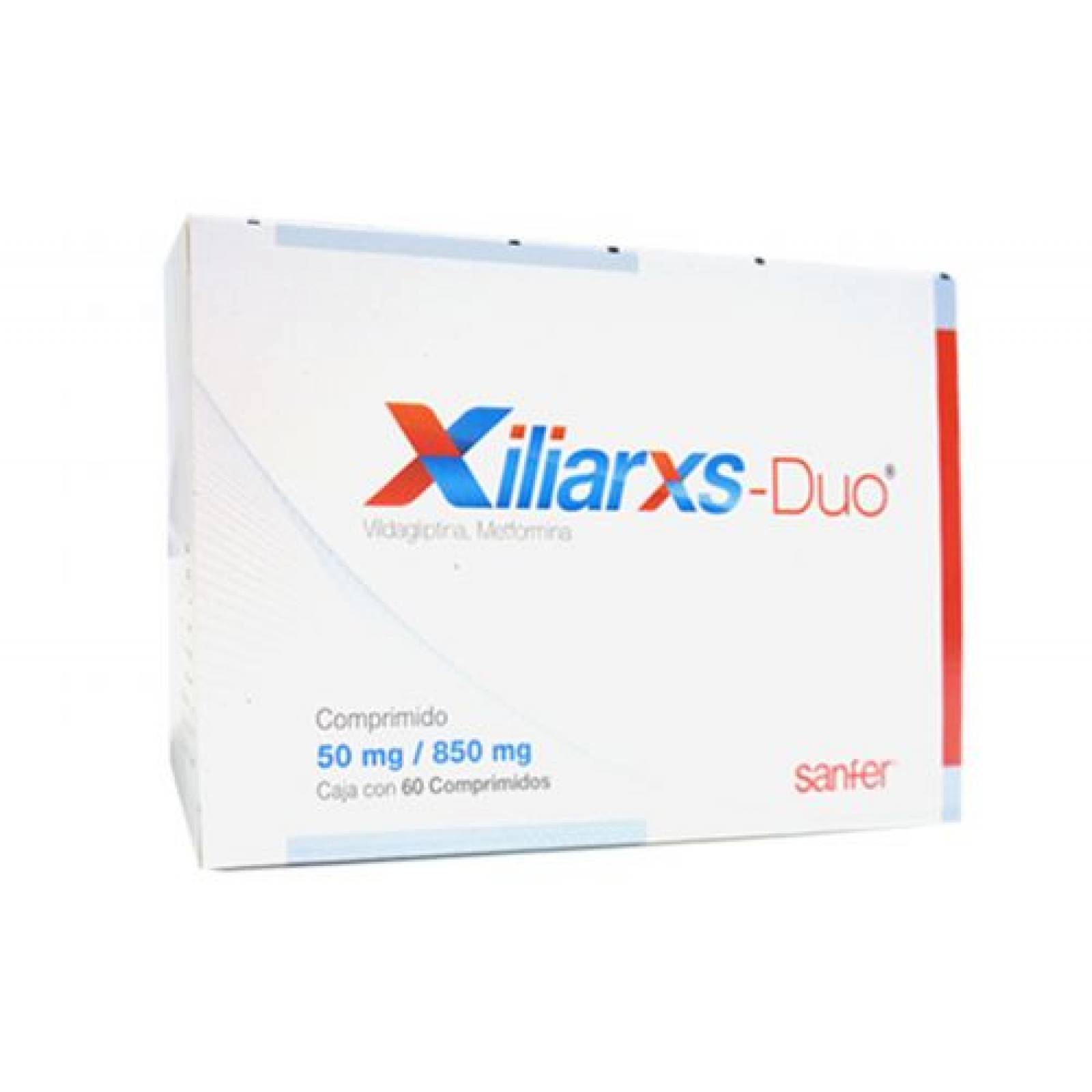 XILIARXS DUO 60 COMPRIMIDOS 50/850MG