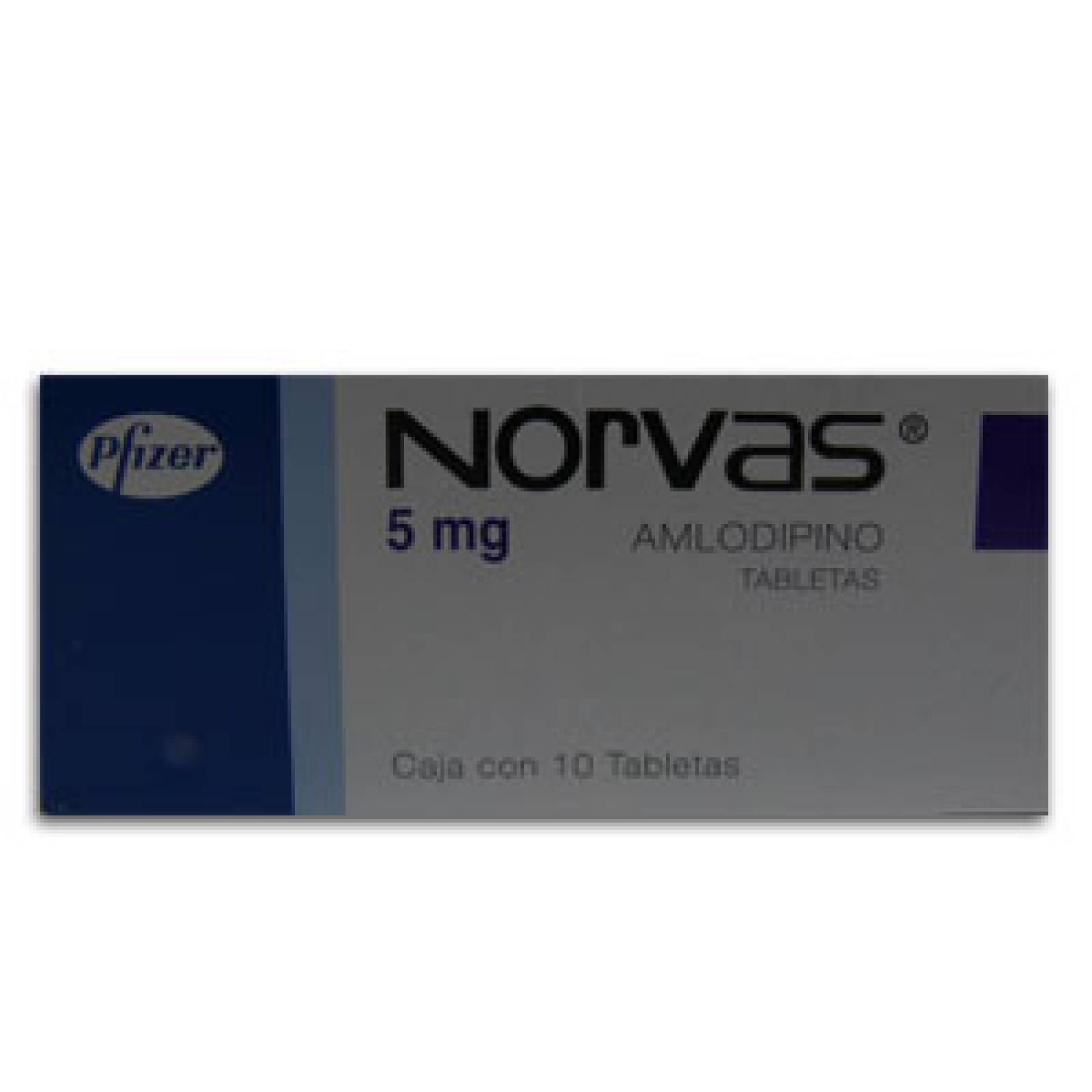 NORVAS 10 TABLETAS 5MG