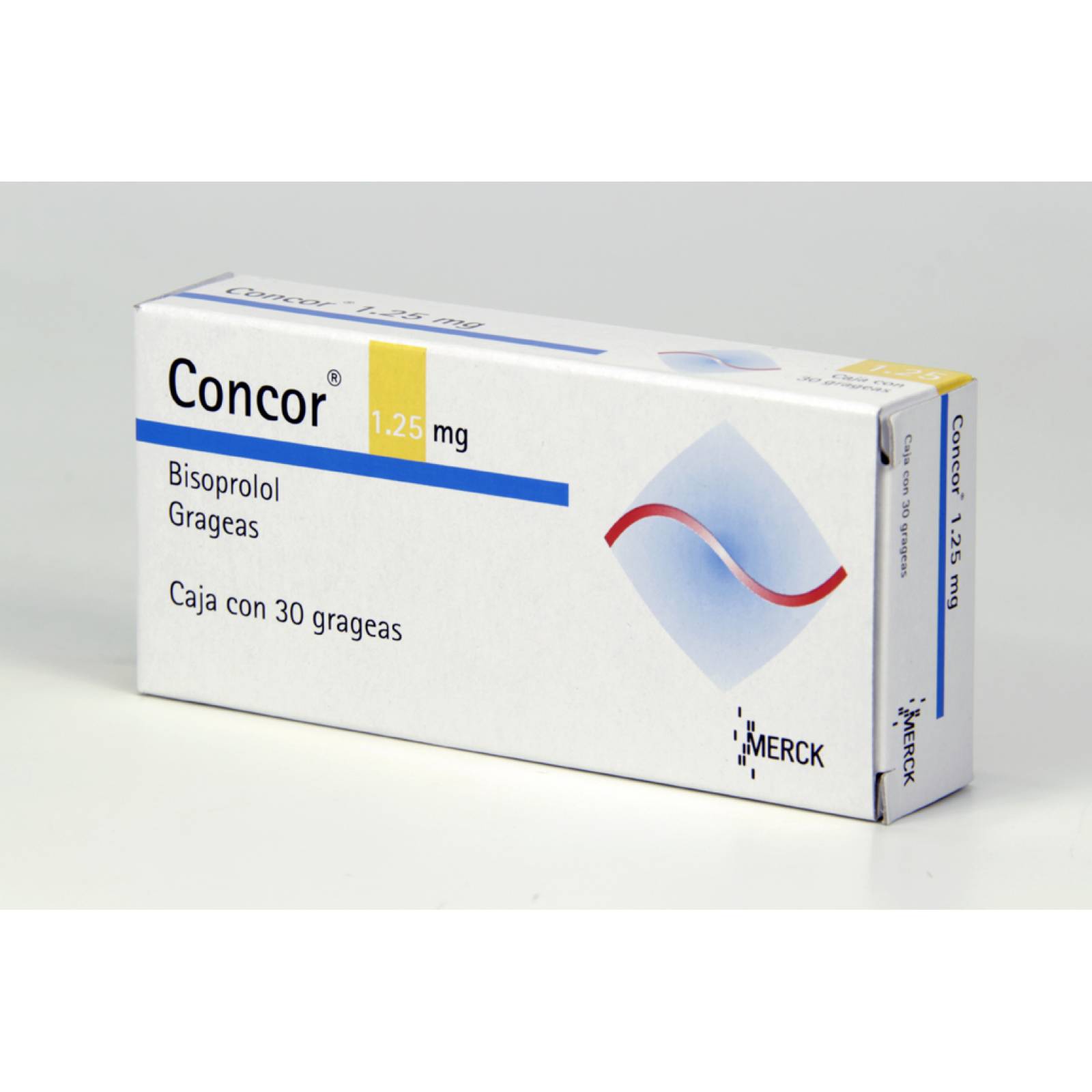 CONCOR 30 TABLETAS 1.25MG