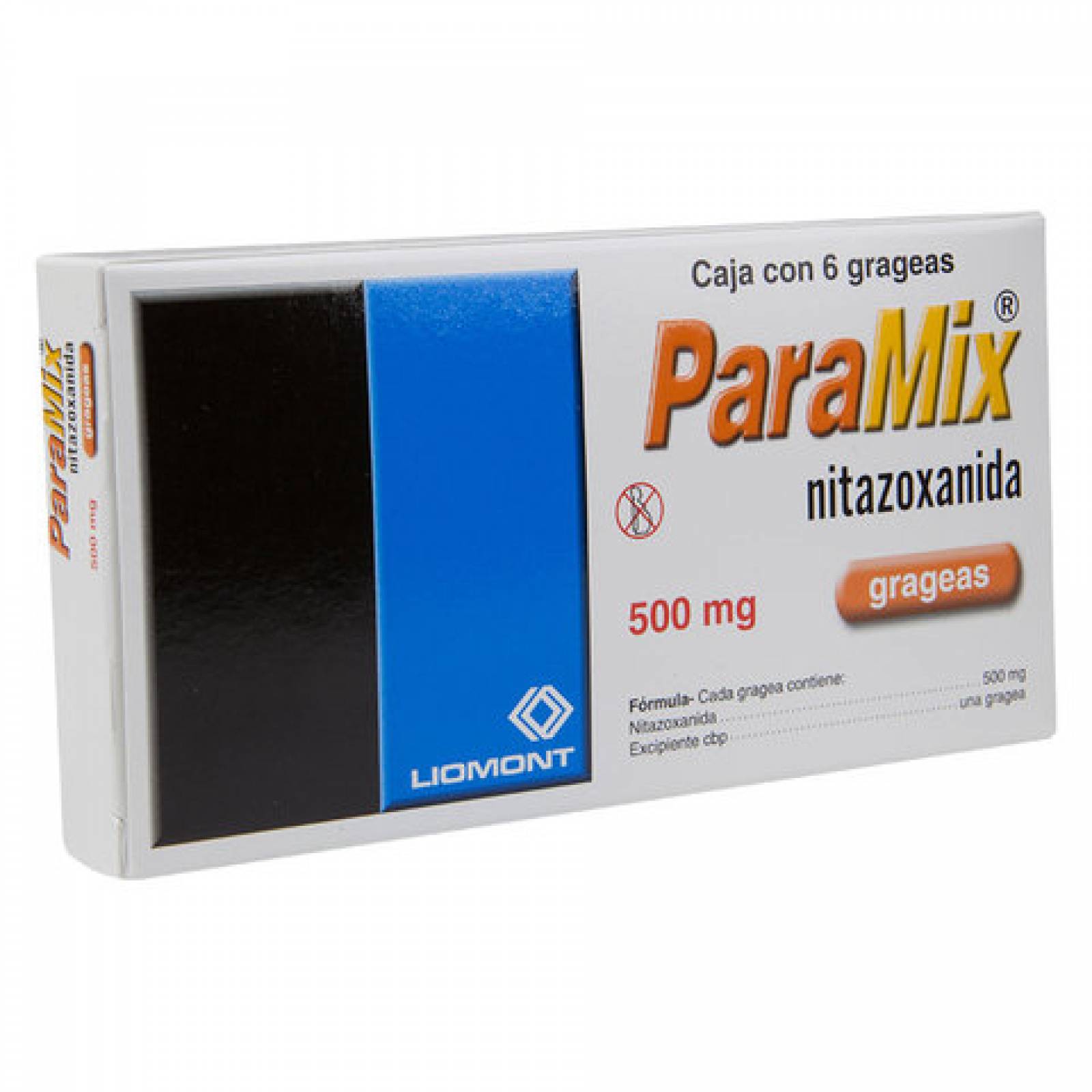 PARAMIX 500MG CAJA CON 6 TABLETAS