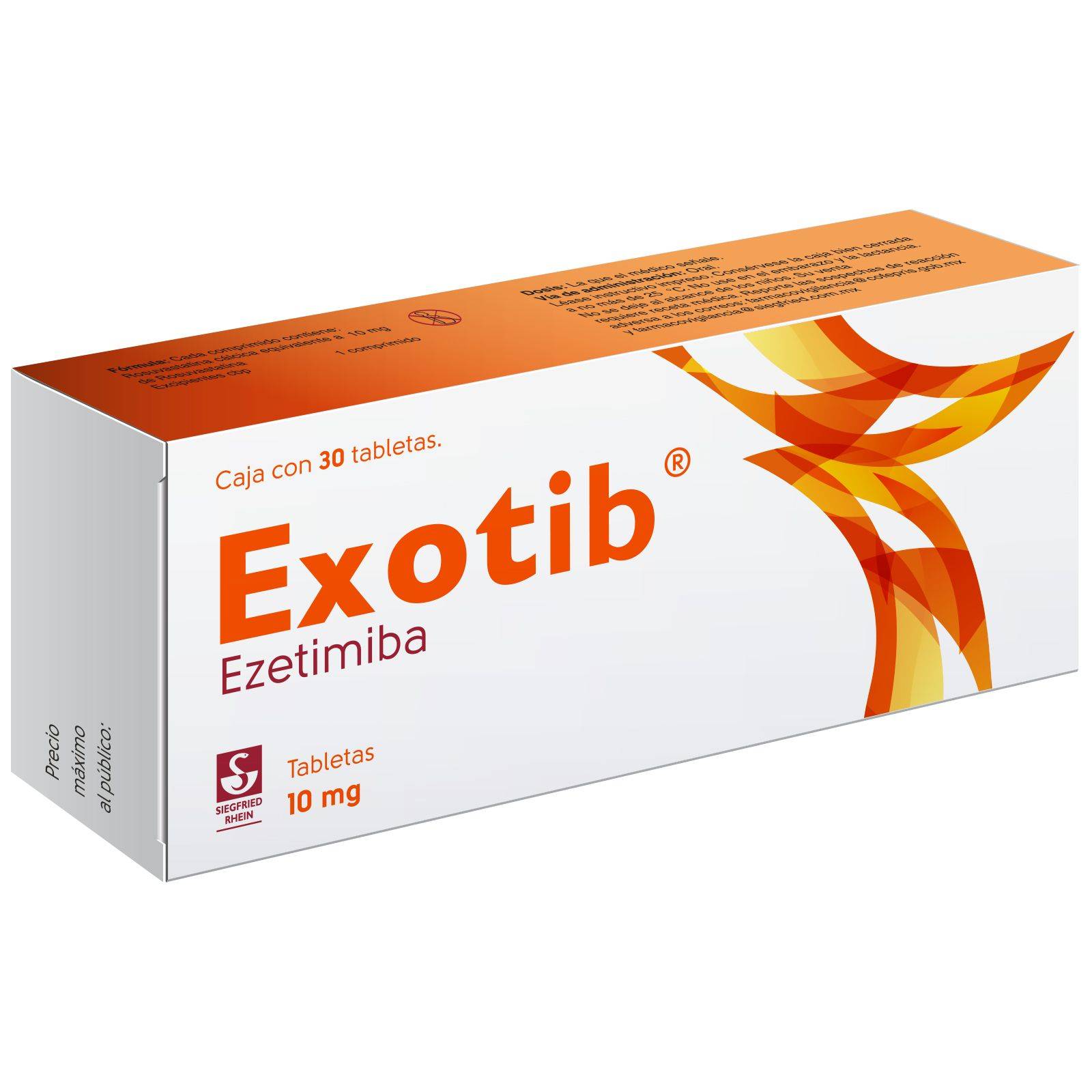 EXOTIB 30 TABLETAS 10MG