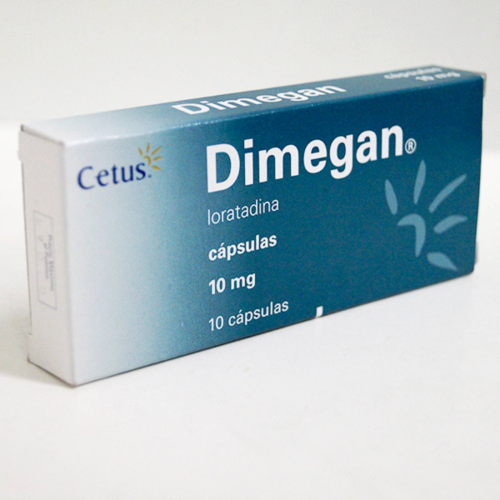 DIMEGAN 10 CÁPSULAS 10MG