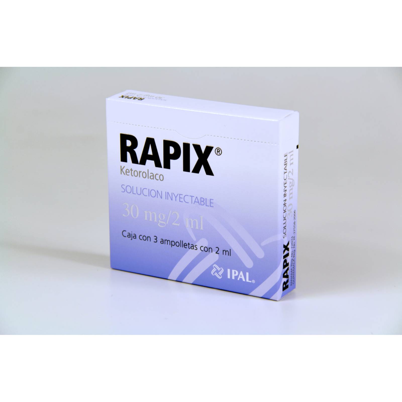 RAPIX 3 AMPOLLETAS 30MG/2ML