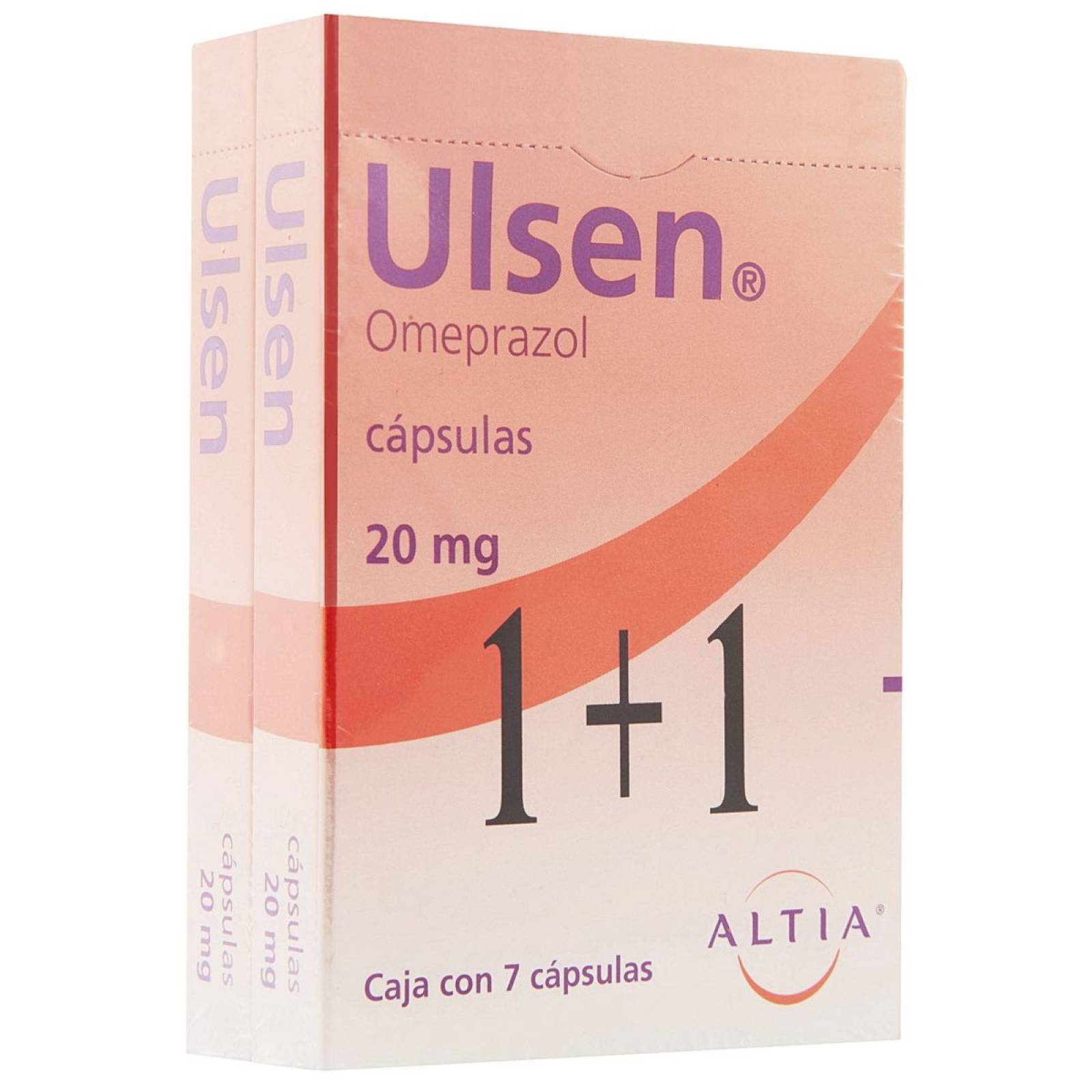 ULSEN 7 CÁPSULAS 20MG