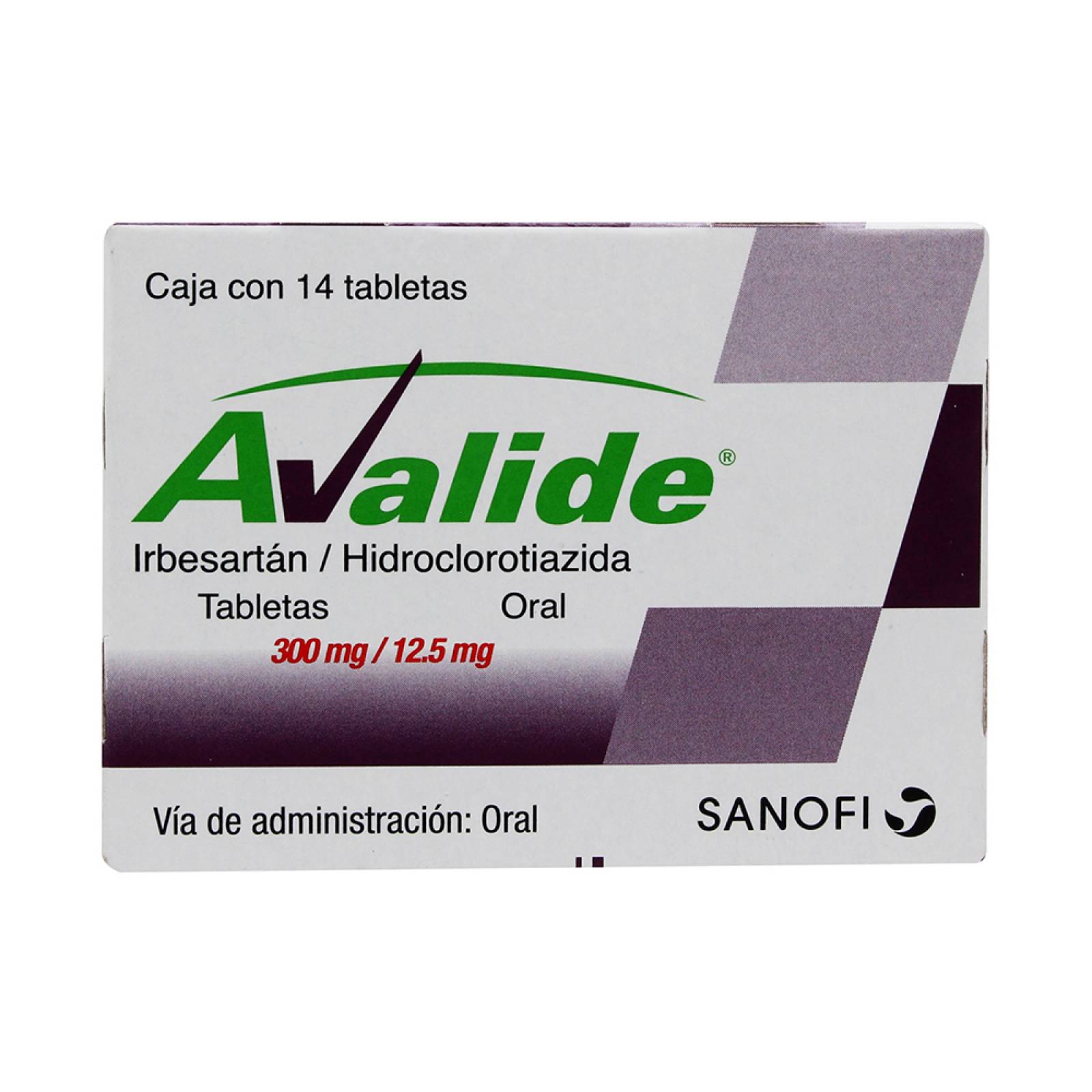 AVALIDE 14 TABLETAS 300/12.5MG