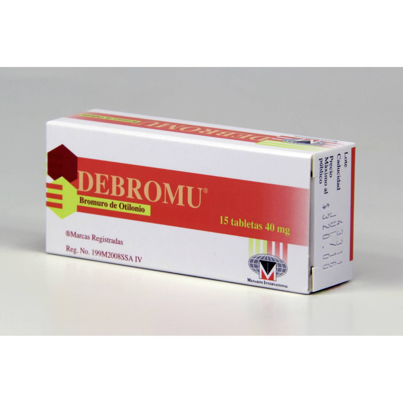 DEBROMU 40MG CAJA CON 15 TABLETAS