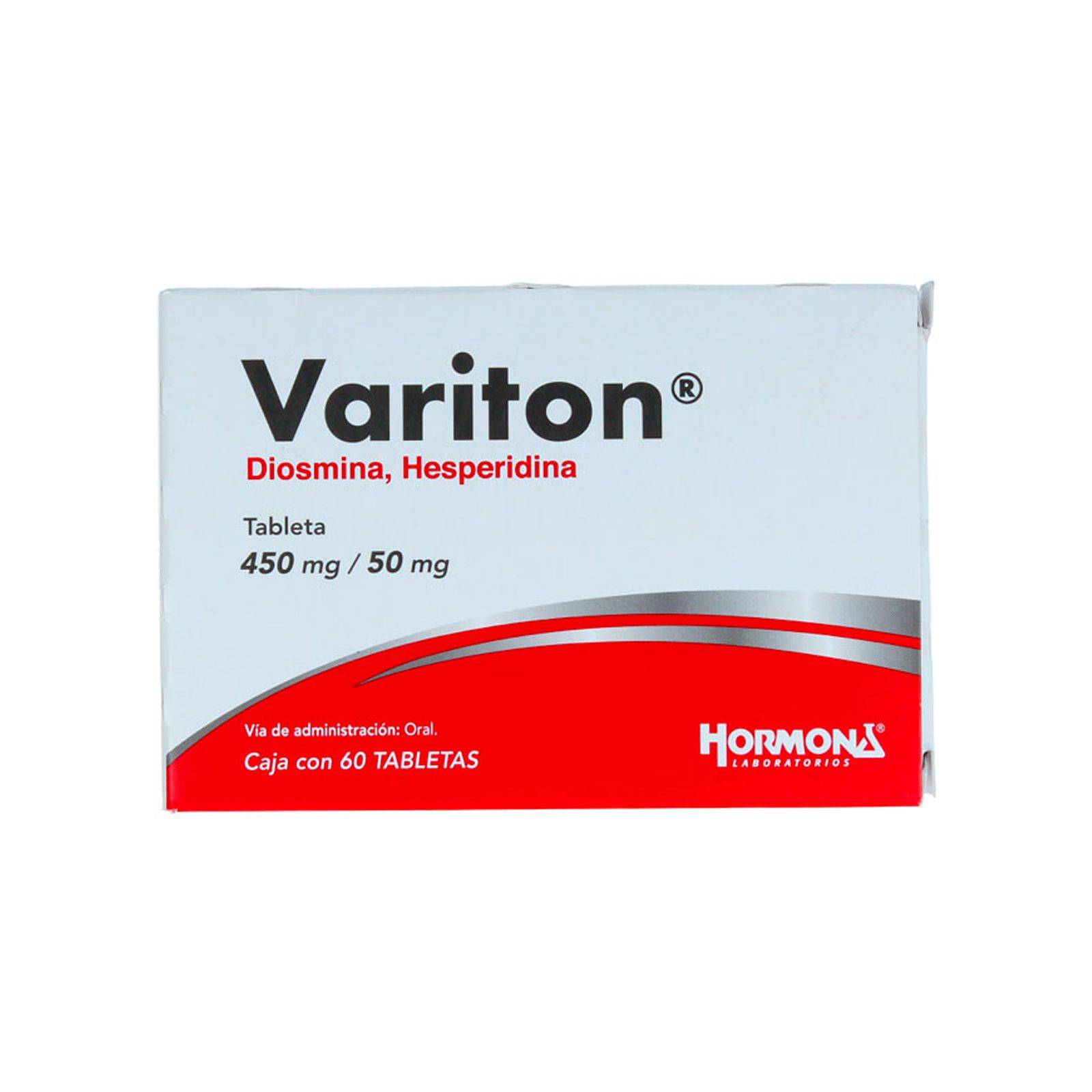 VARITON 450/50MG CAJA CON 60 TABLETAS