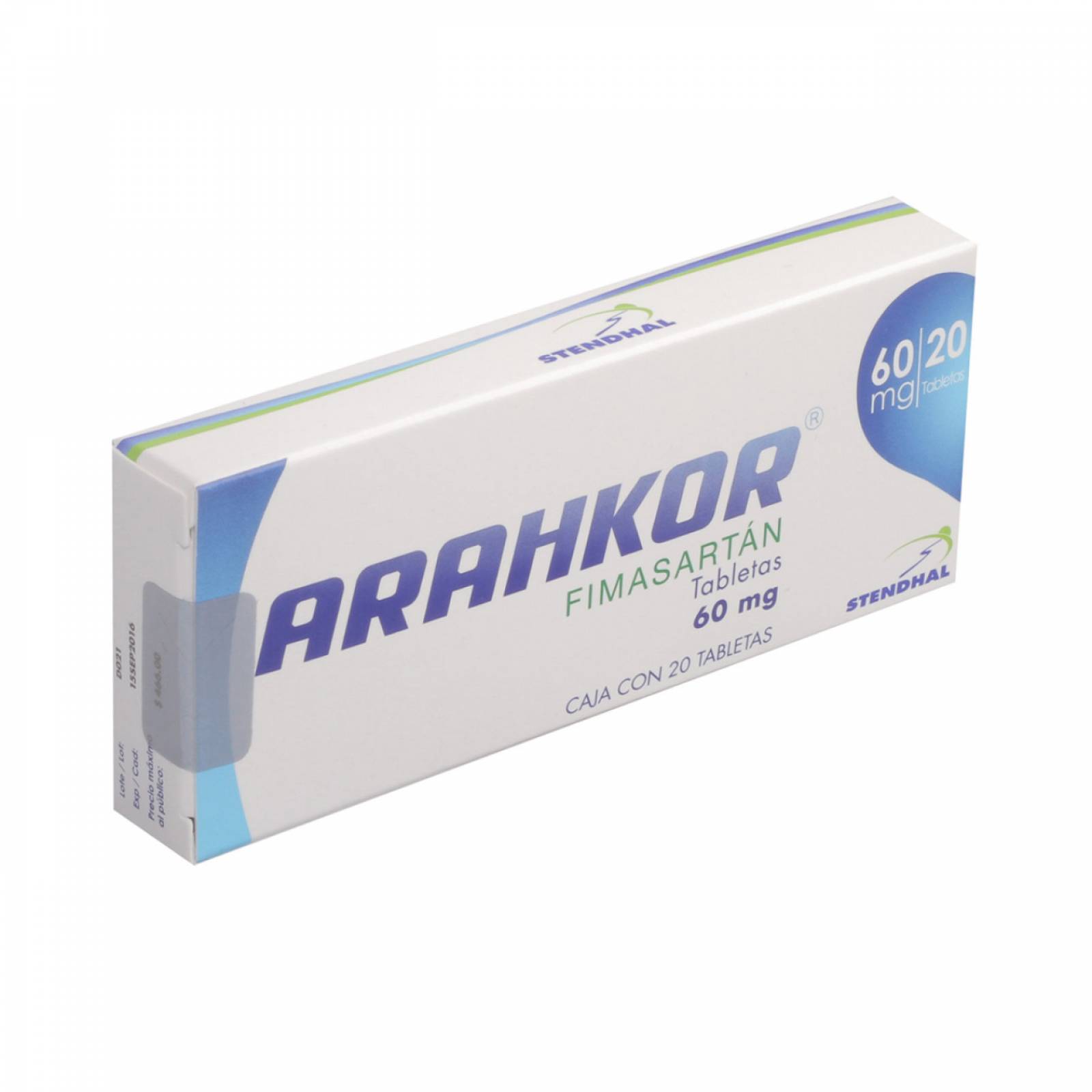 ARAHKOR 60MG CAJA CON 20 TABLETAS