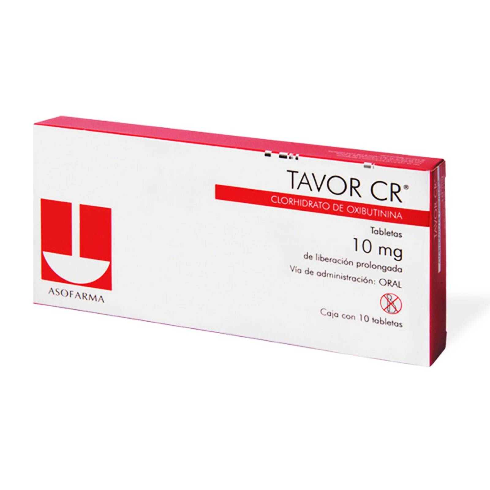 TAVOR CR 10MG CAJA CON 10 TABLETAS