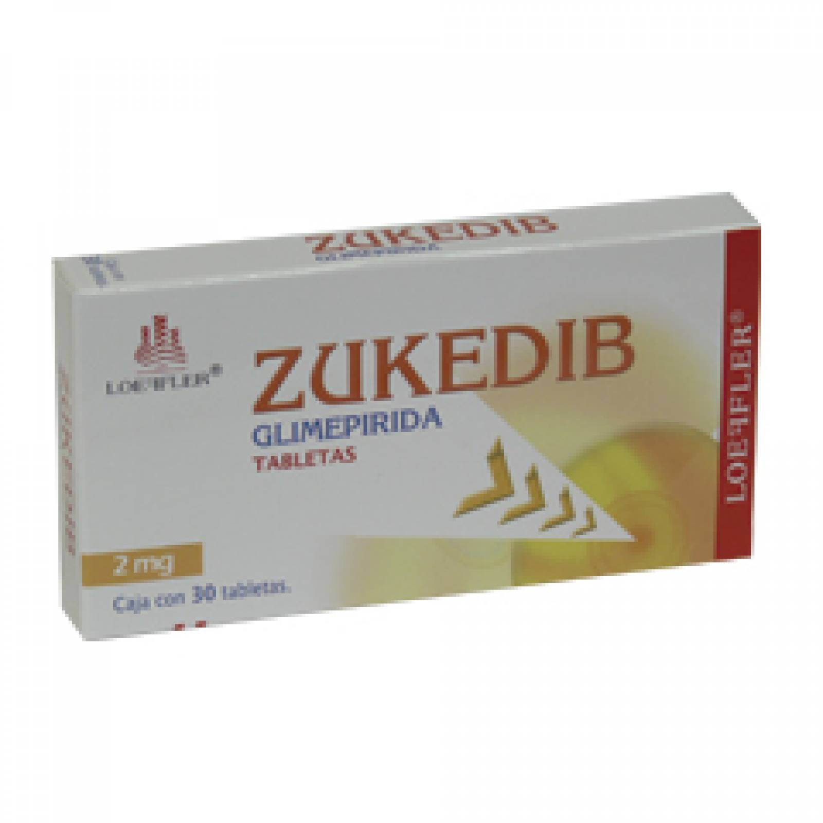 ZUKEDIB 2MG CAJA CON 30 TABLETAS