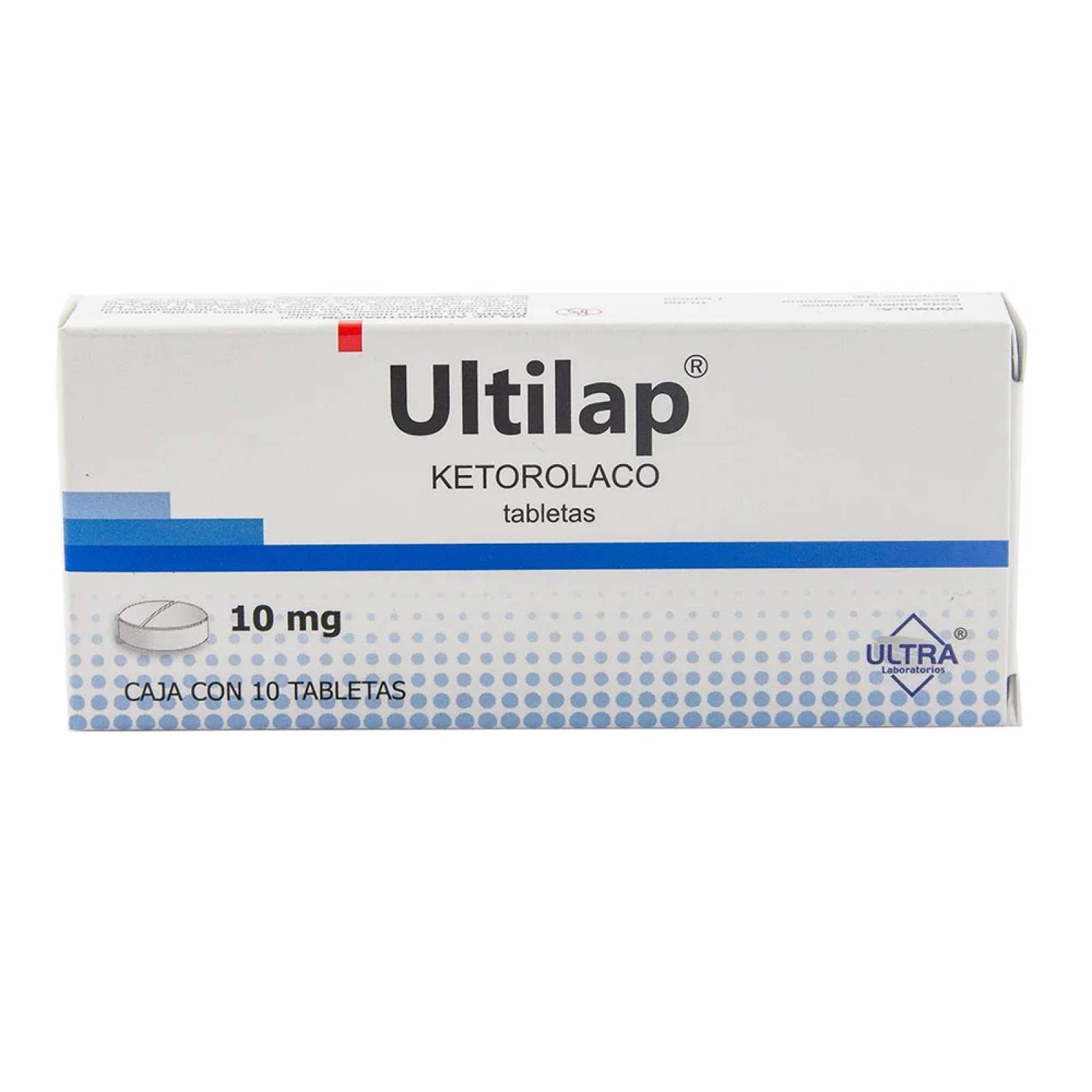 ULTILAP 10MG CAJA CON 10 TABLETAS