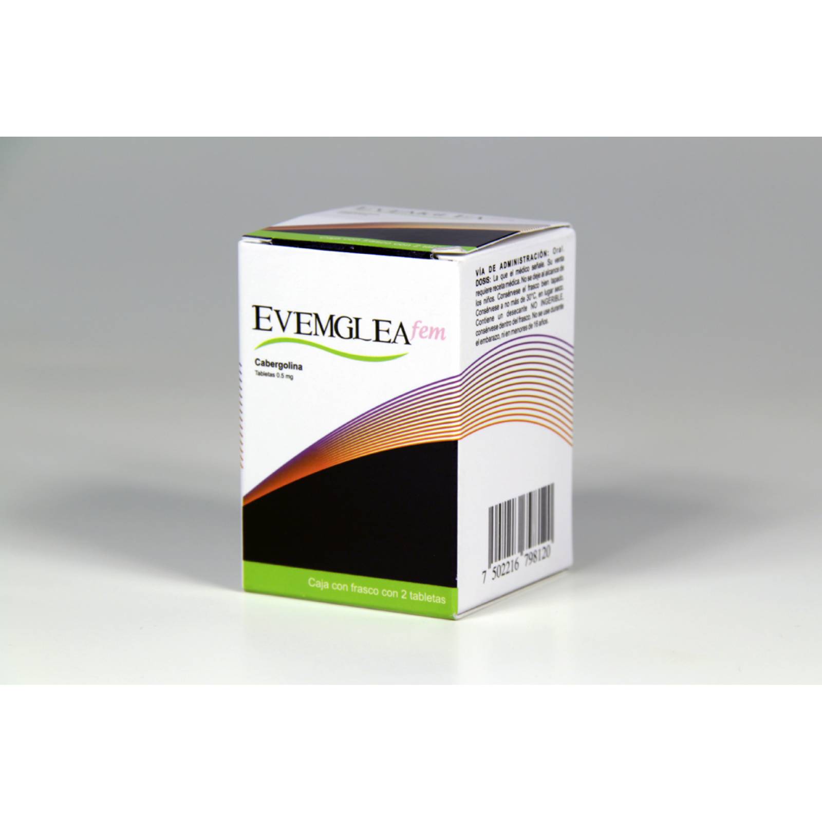 EVEMGLEA FEM 2 TABLETAS 0.5MG