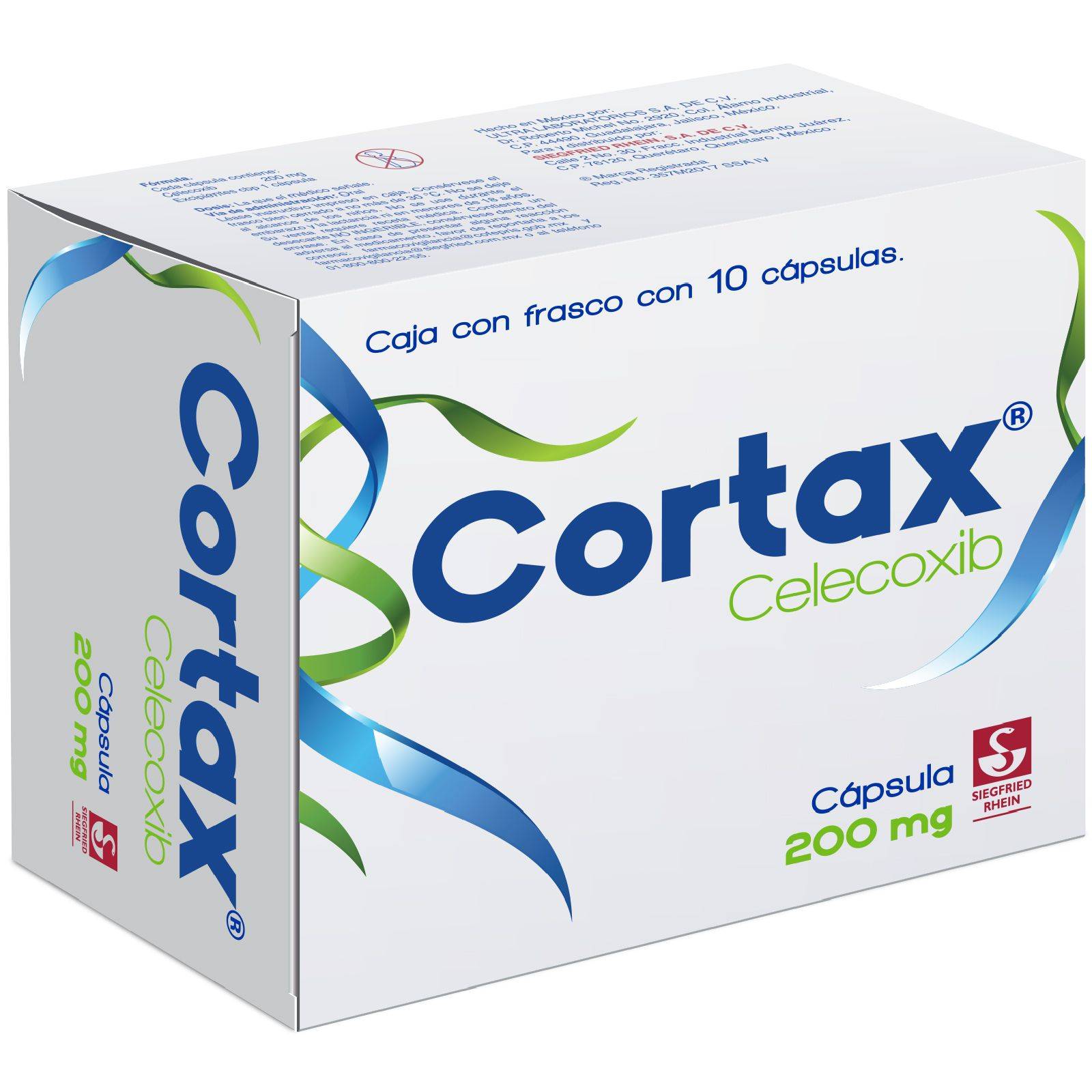 CORTAX 10 CÁPSULAS 200MG