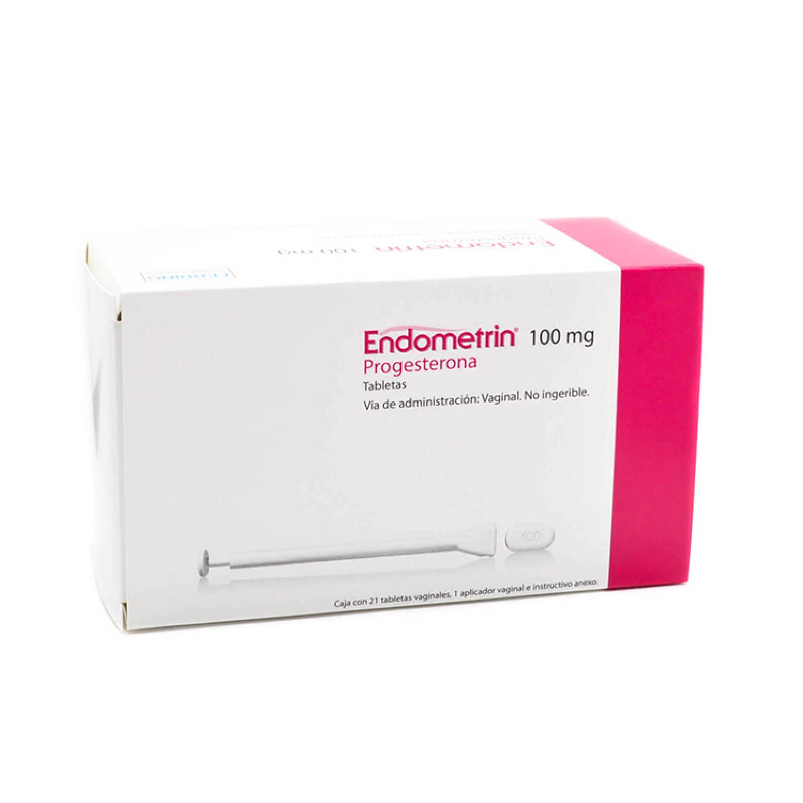 ENDOMETRIN 100MG CAJA CON 21 TABLETAS
