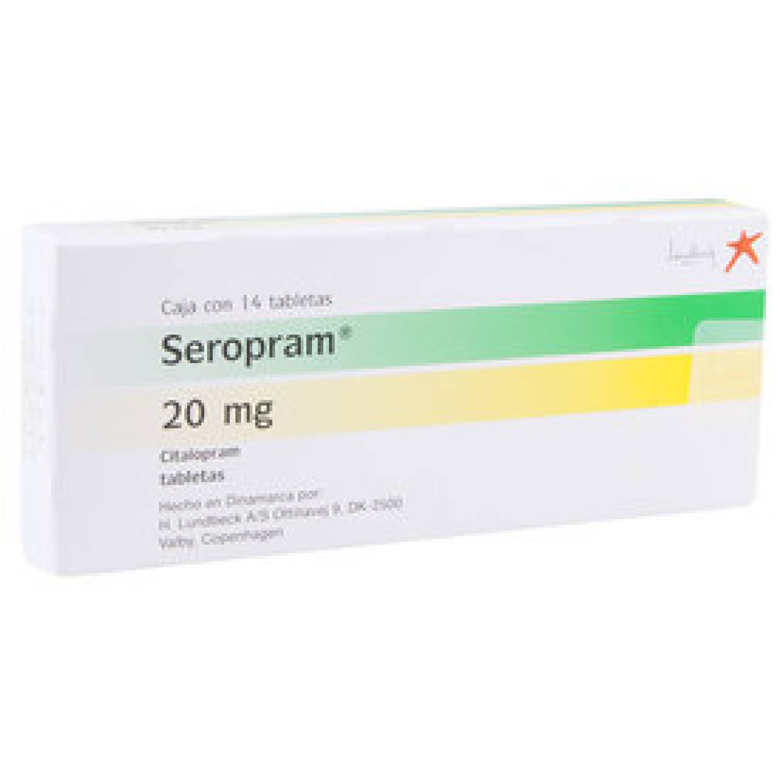 SEROPRAM 20MG CAJA CON 14 TABLETAS