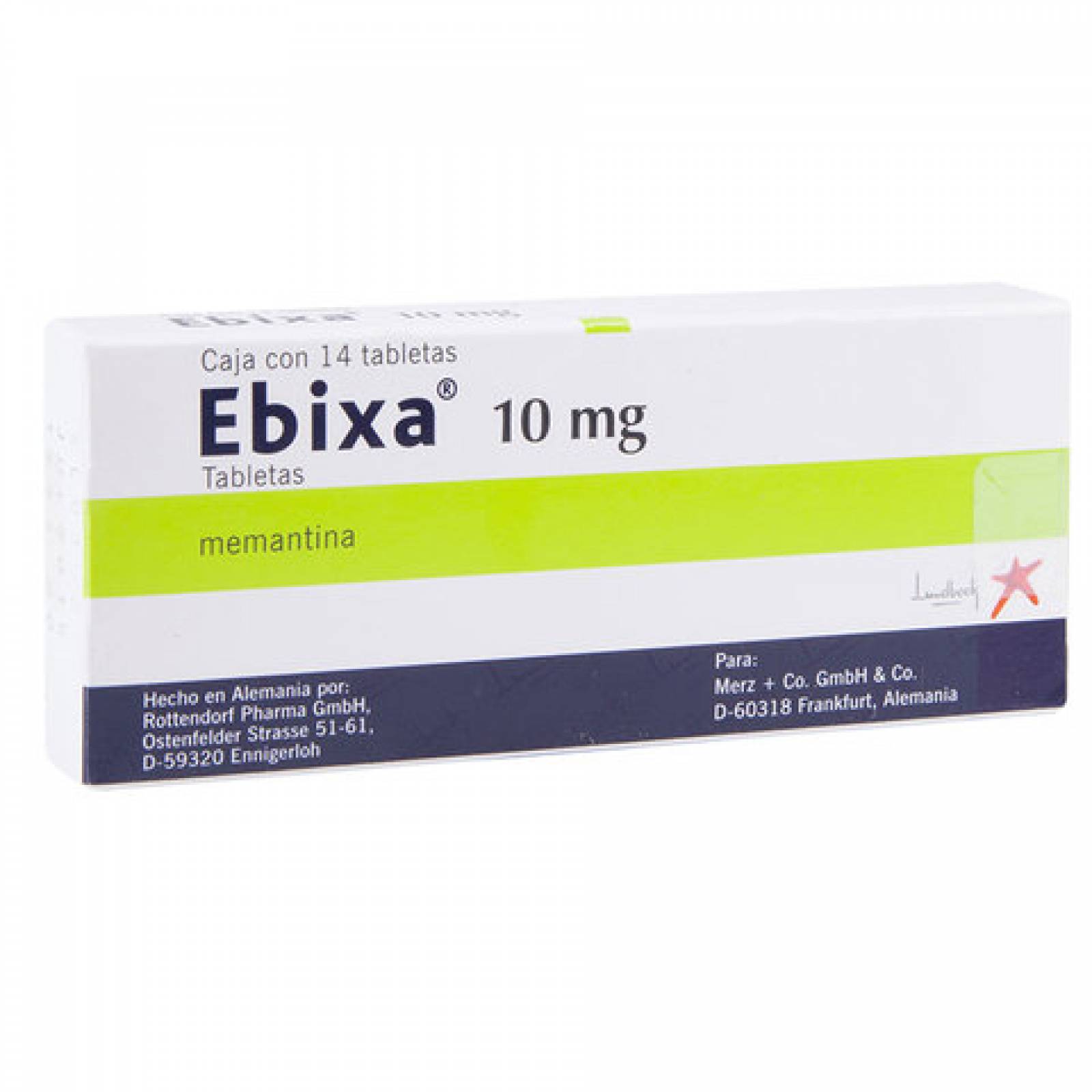 EBIXA 10MG CAJA CON 14 TABLETAS