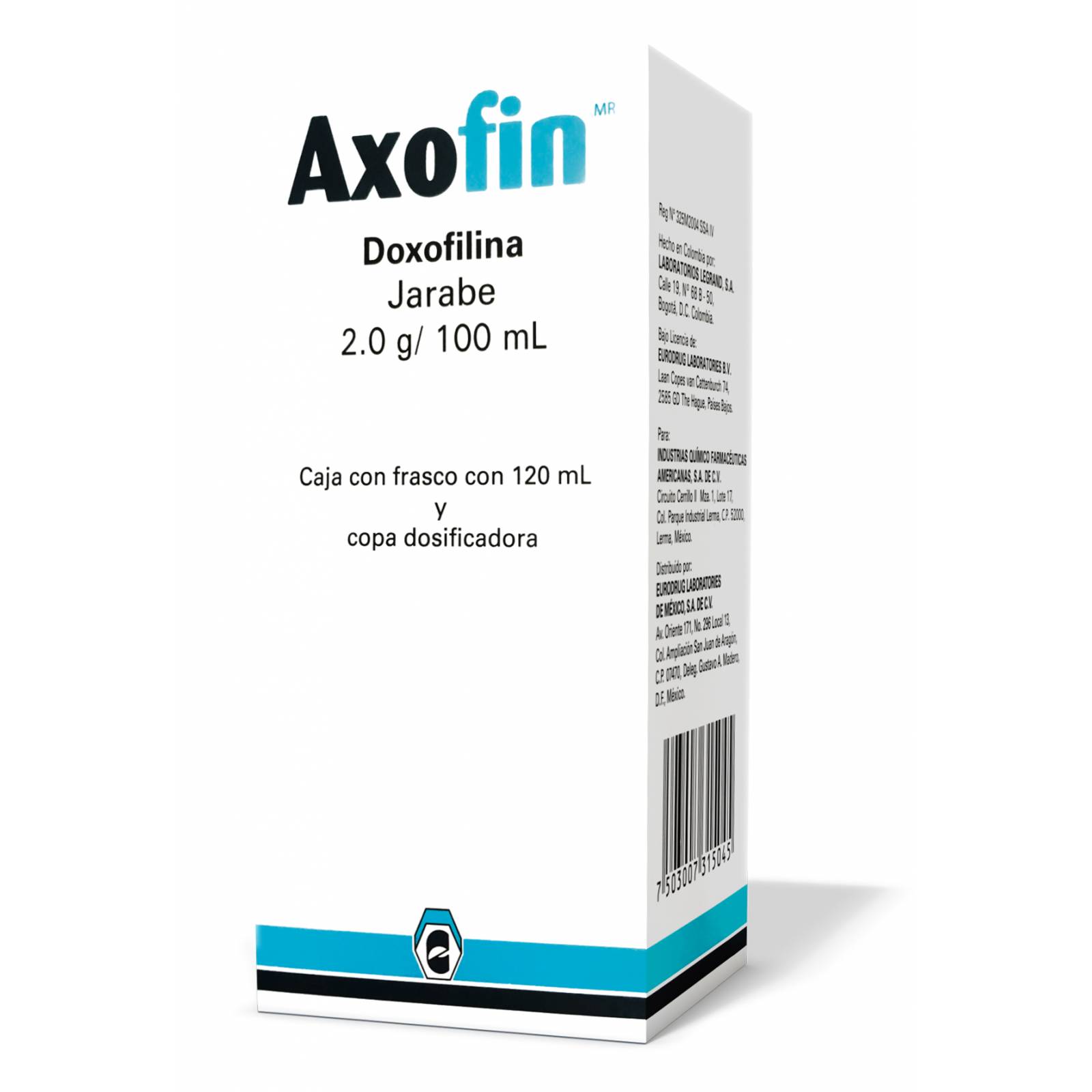 AXOFIN JARABE 2G FRASCO CON 120ML