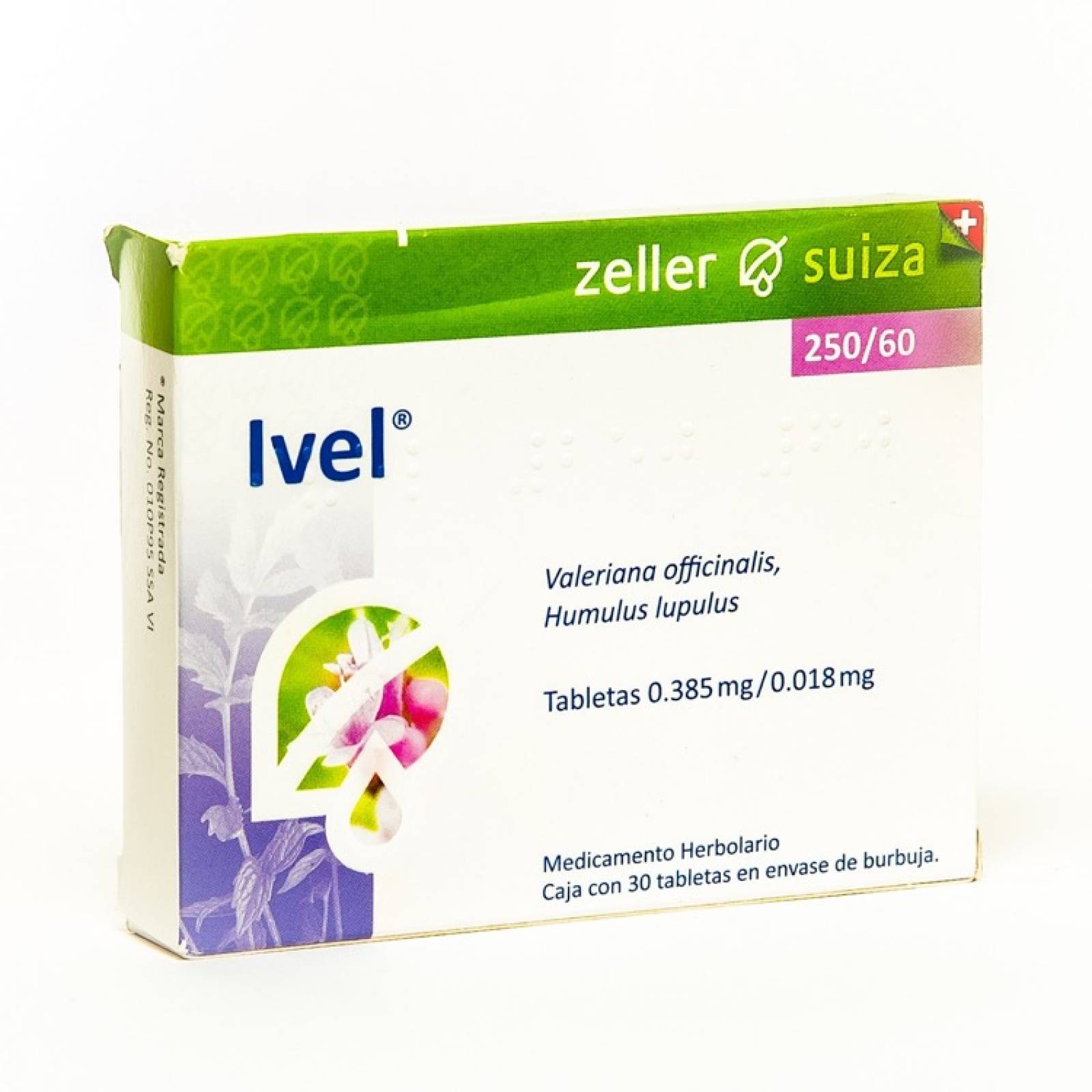 IVEL 250/60 MG CAJA 30 TABLETAS
