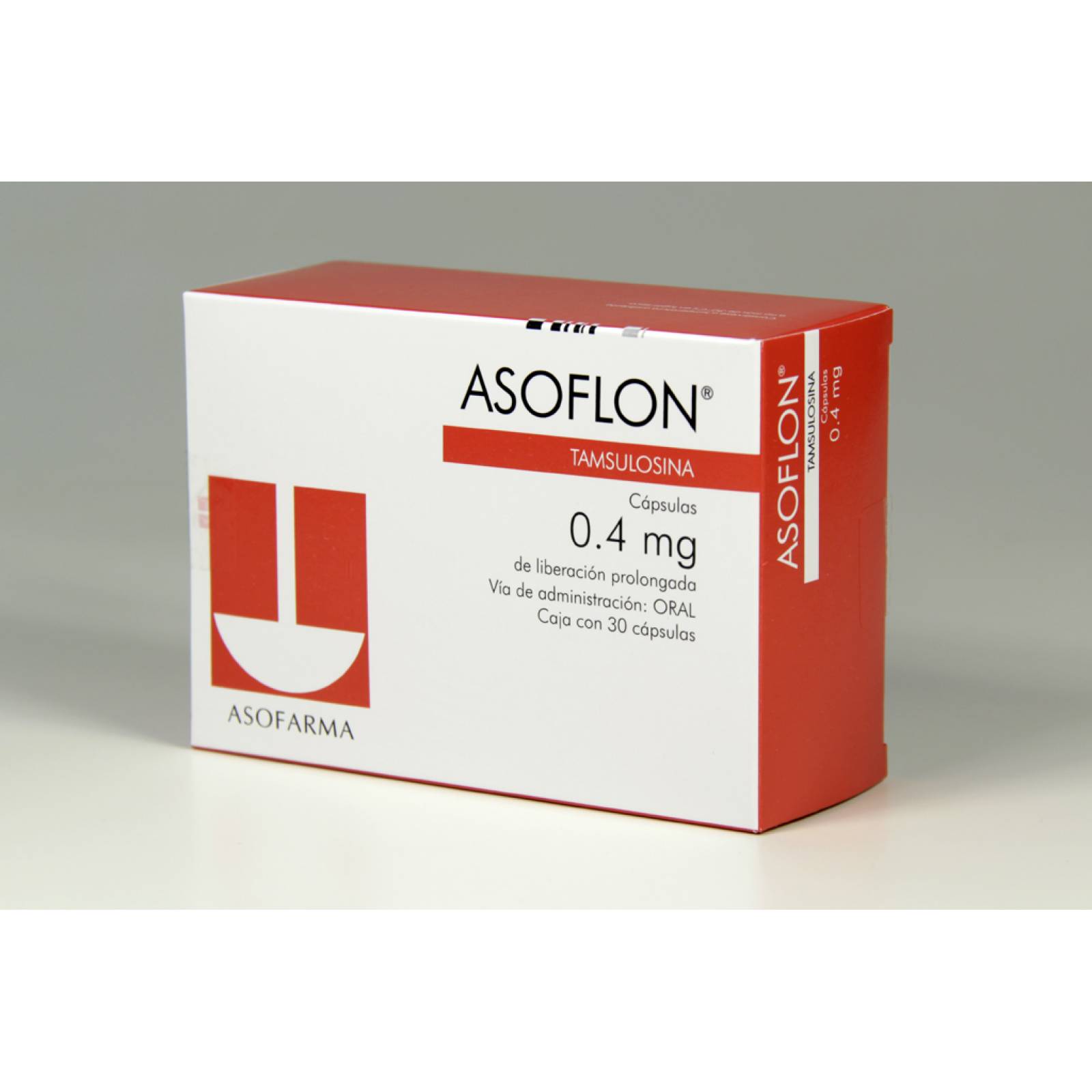 ASOFLON 0 4MG CAJA CON 30 CÁPSULAS