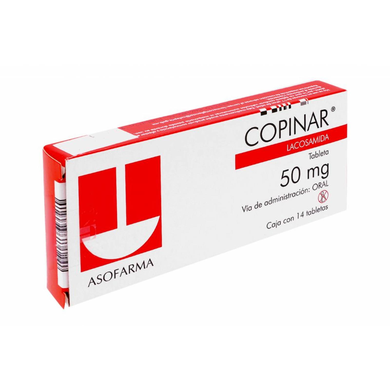 COPINAR 50MG CAJA CON 14 TABLETAS