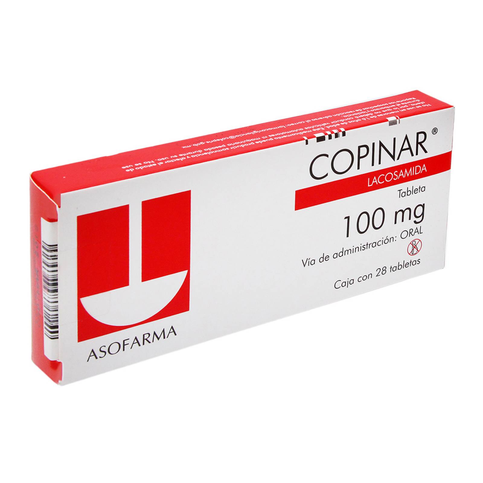 COPINAR 100MG CAJA CON 28 TABLETAS