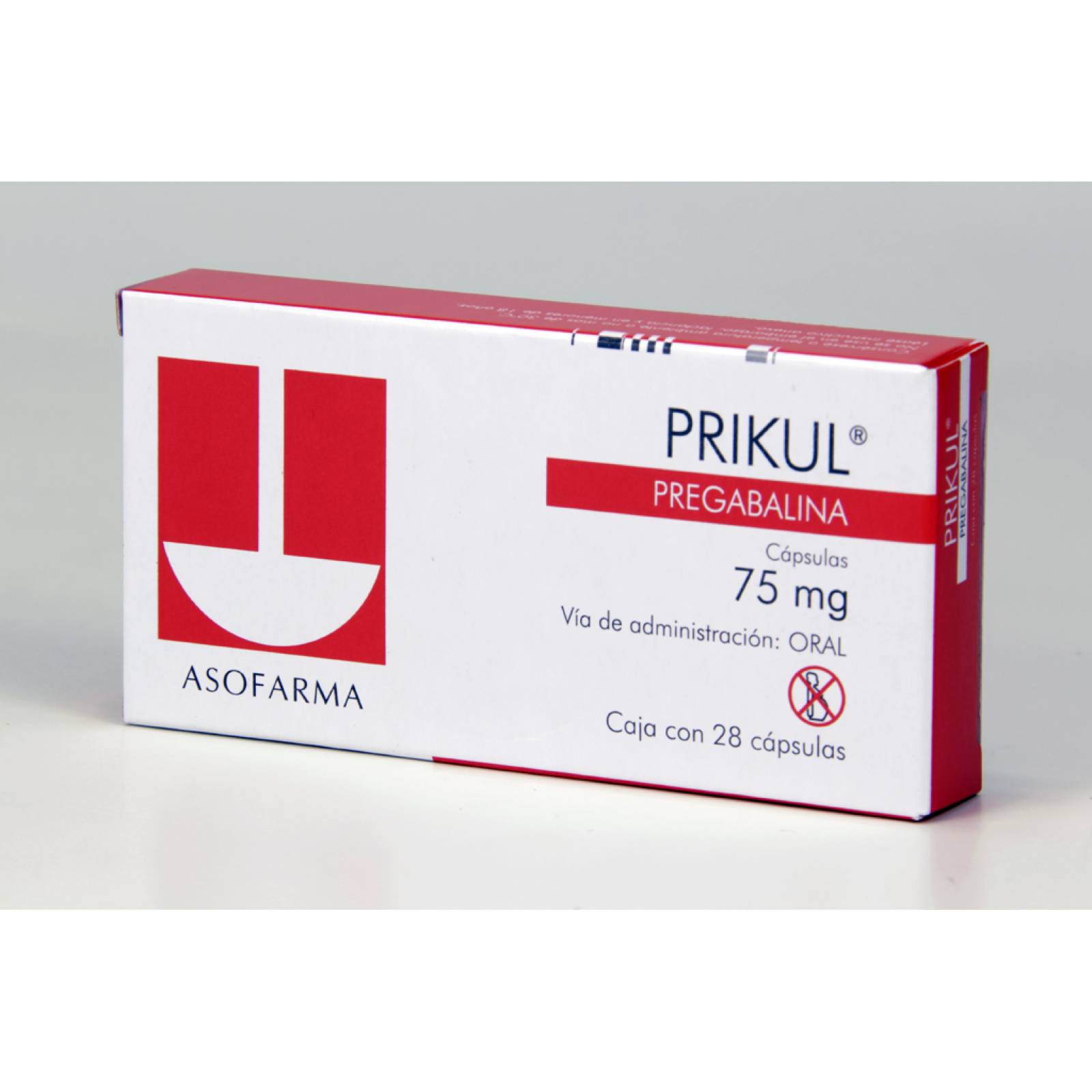 PRIKUL 75MG CAJA CON 28 CÁPSULAS