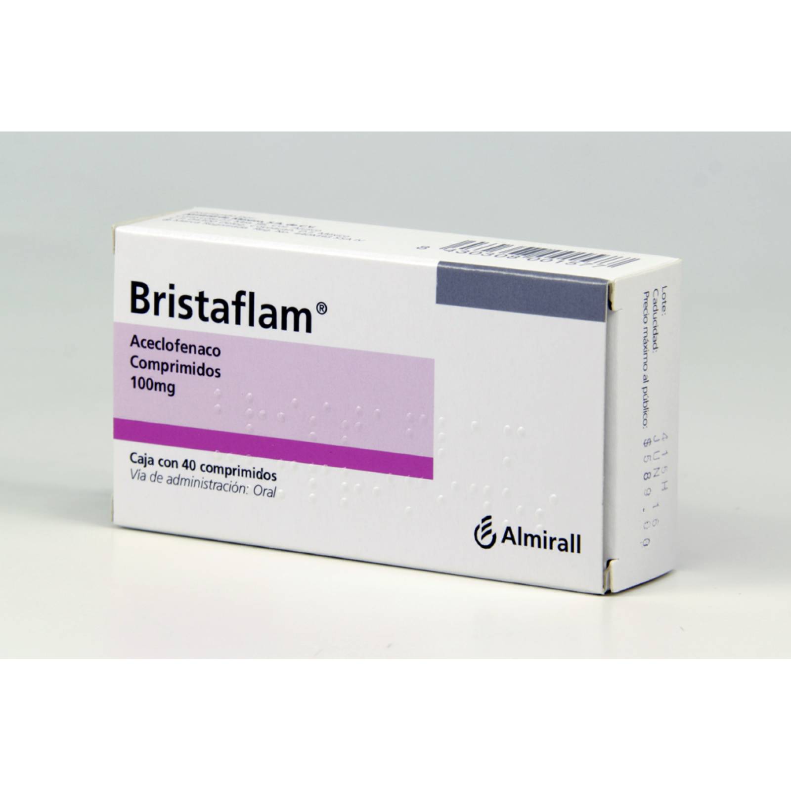 BRISTAFLAM 100MG CAJA CON 40 COMPRIMIDOS