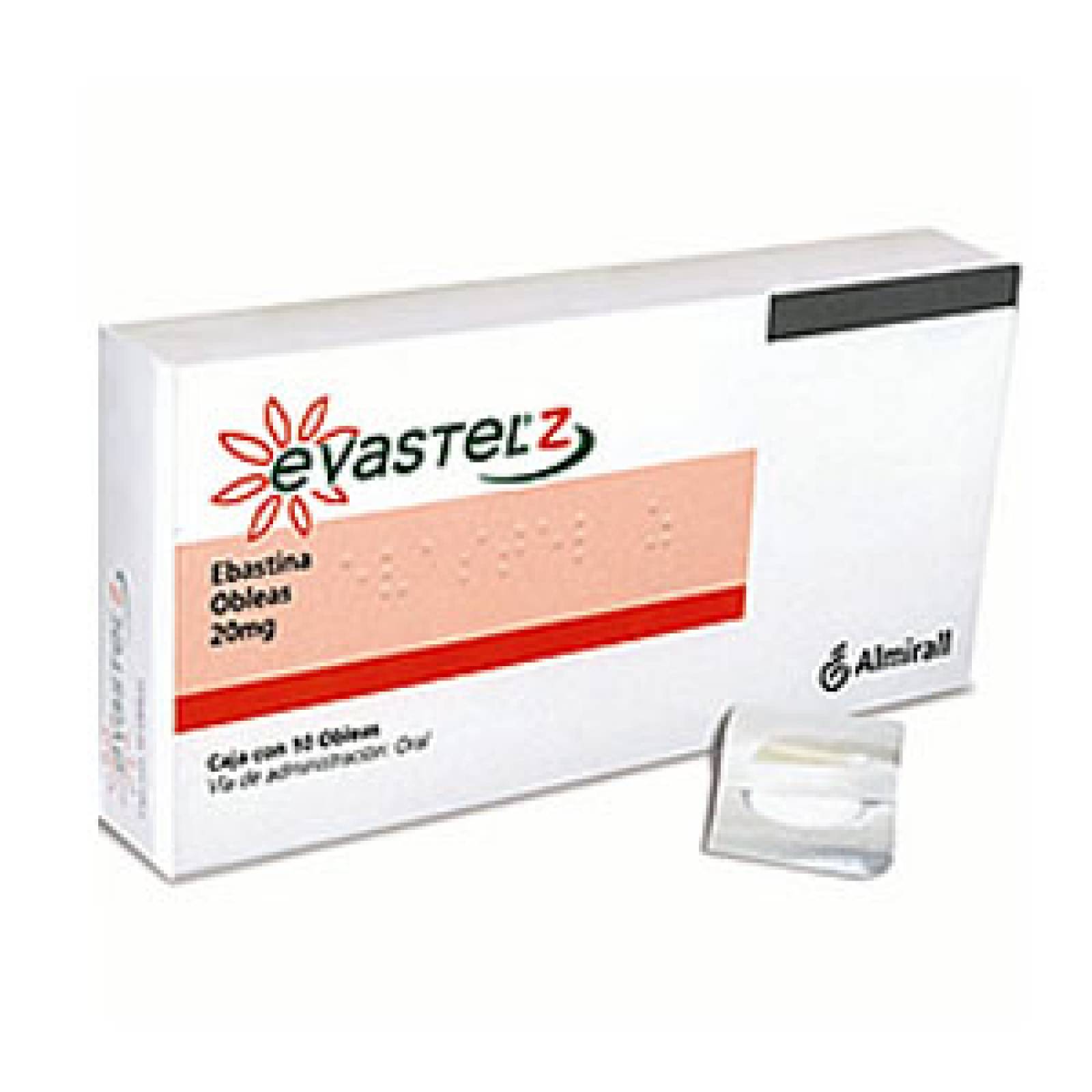 EVASTEL Z 20MG CAJA CON 30 OBLEAS