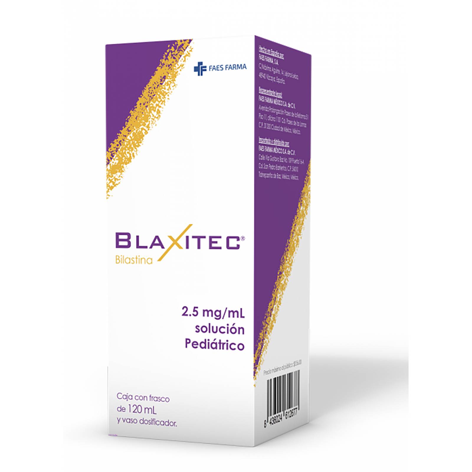 BLAXITEC SOLUCIÓN PED 2.5MG/ML FRASCO CON 120ML