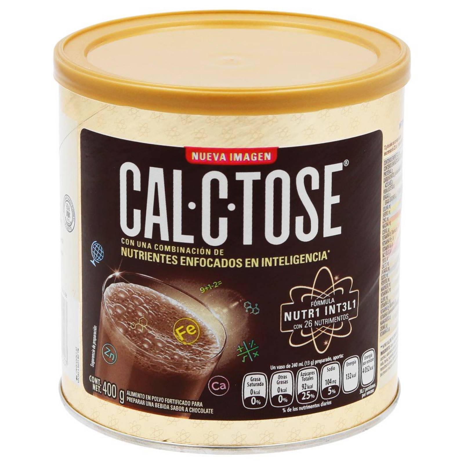 CHOCOLATE EN POLVO CAL C TOSE, 400 G