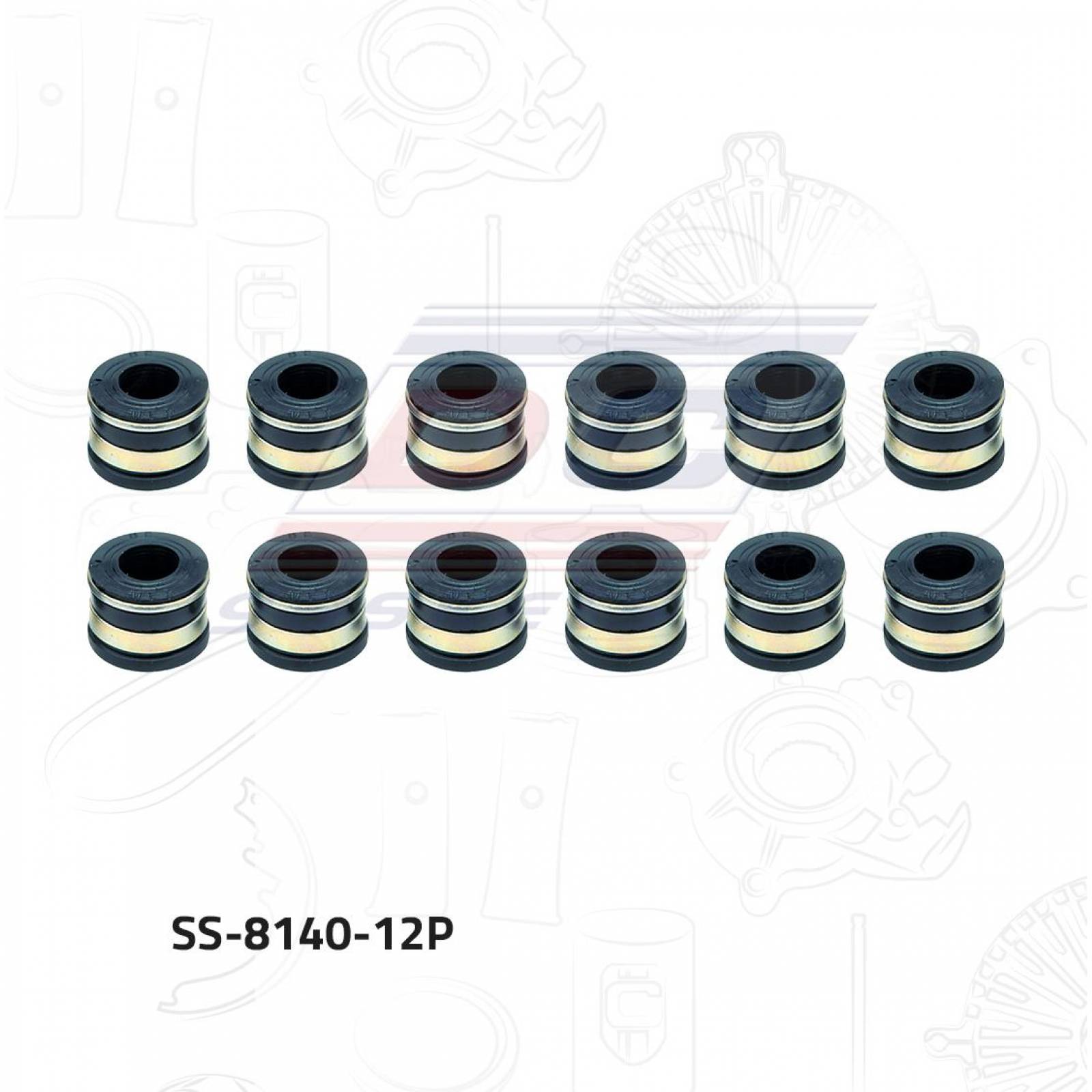 Sellos Valvula Para Chrysler Town & Country 2002 - 2010 (Dc Gasket)