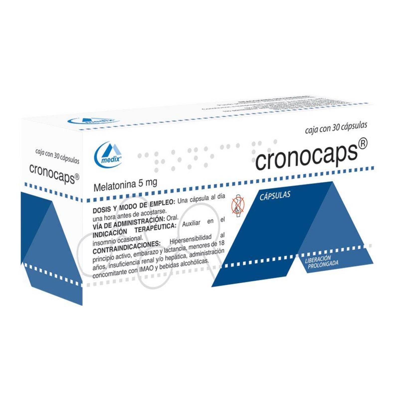 Cronocaps 5 mg Caja Con 30 Cápsulas