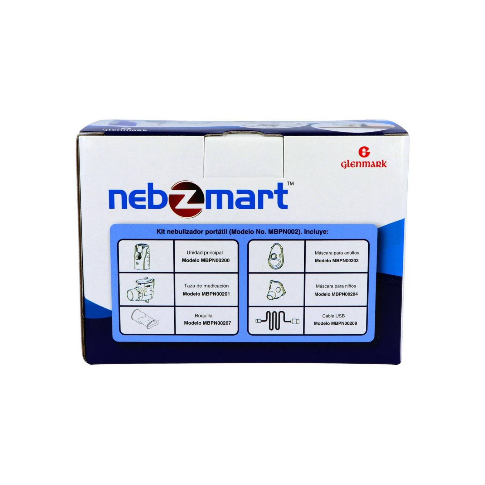 Nebulizador Portátil Nebzmart Caja Con Un Dispositivo