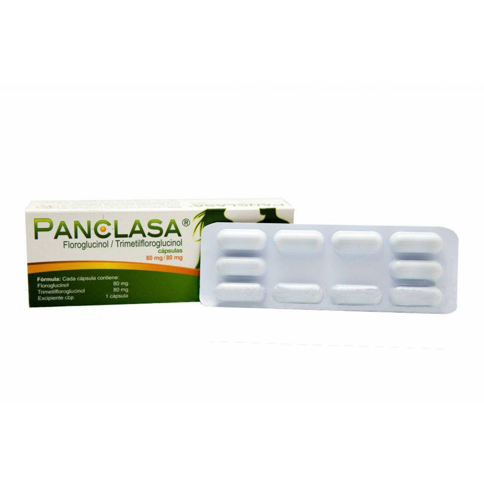 Panclasa 80 mg / 80 mg Caja Con 20 Cápsulas