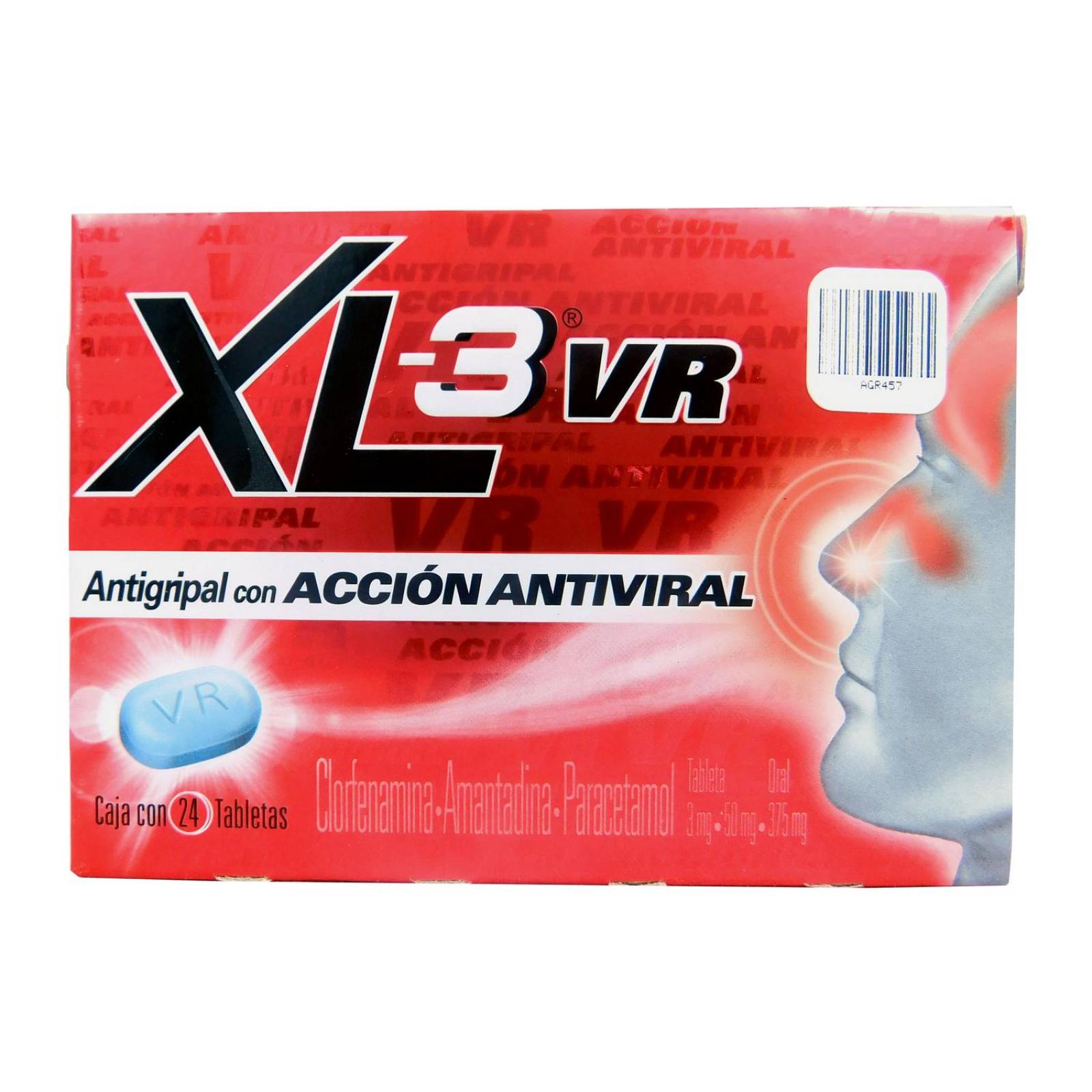 XL3 VR Caja Con 24 Tabletas