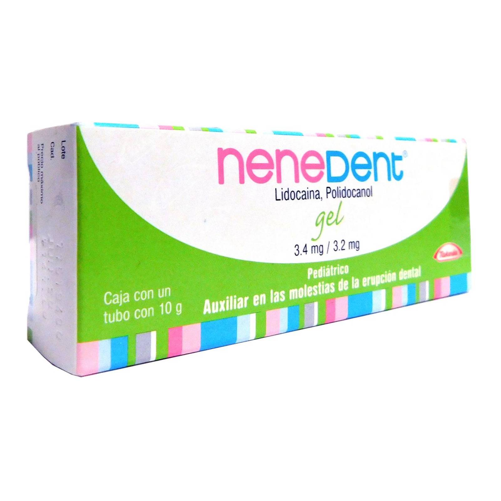 Nenedent Gel 3.4 mg / 3.2 mg Caja Con Tubo Con 10 g