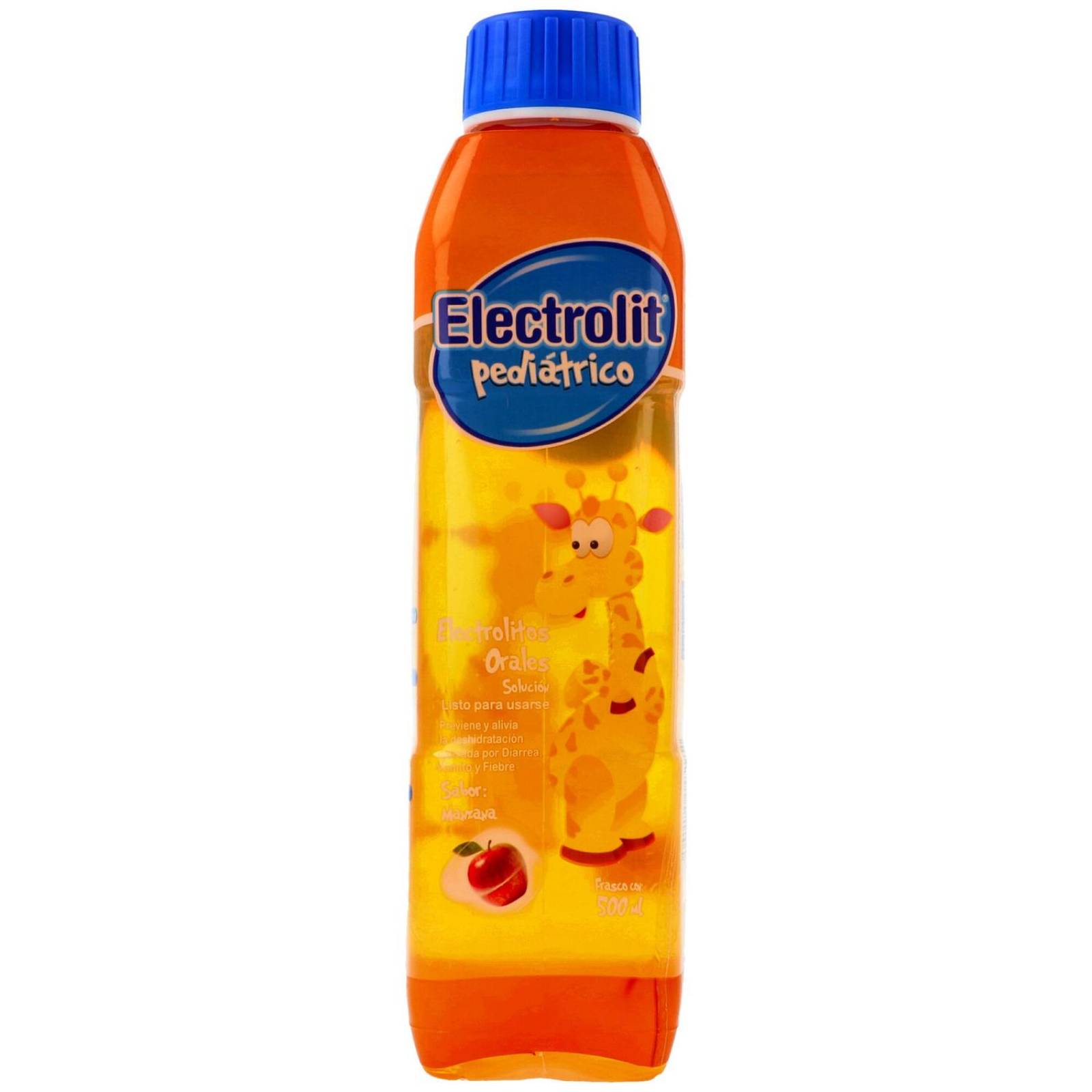 Electrolit Pediátrico Botella Con 500 mL Sabor Manzana