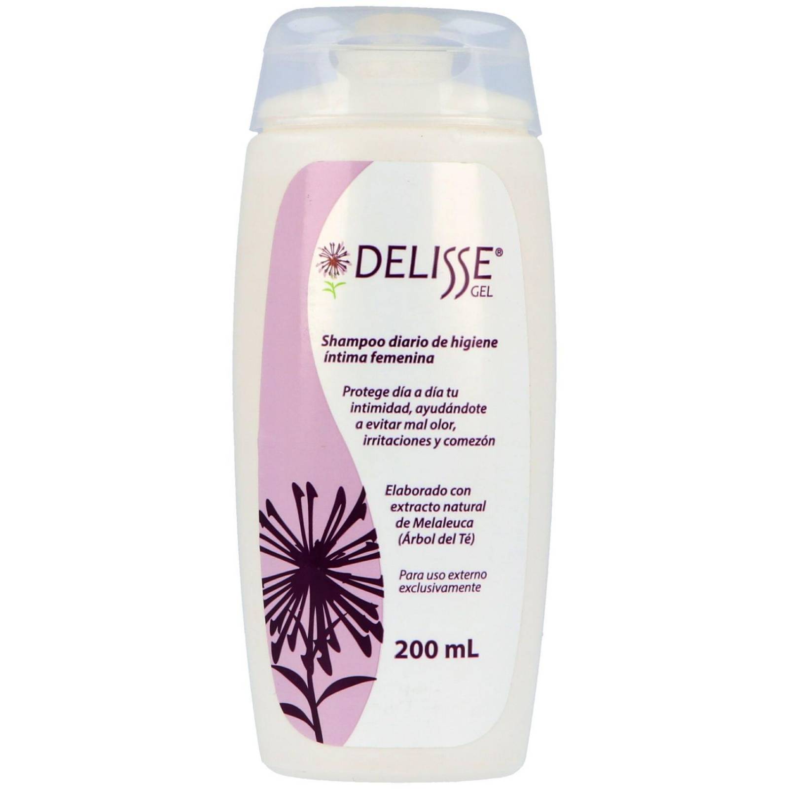 Delisse Gel Shampoo Íntimo Femenino Frasco Con 200 mL