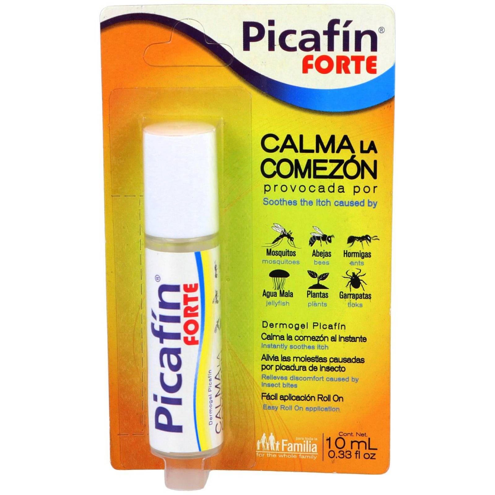 Picafín Forte Dermogel Empaque Con Tubo Con 10 mL
