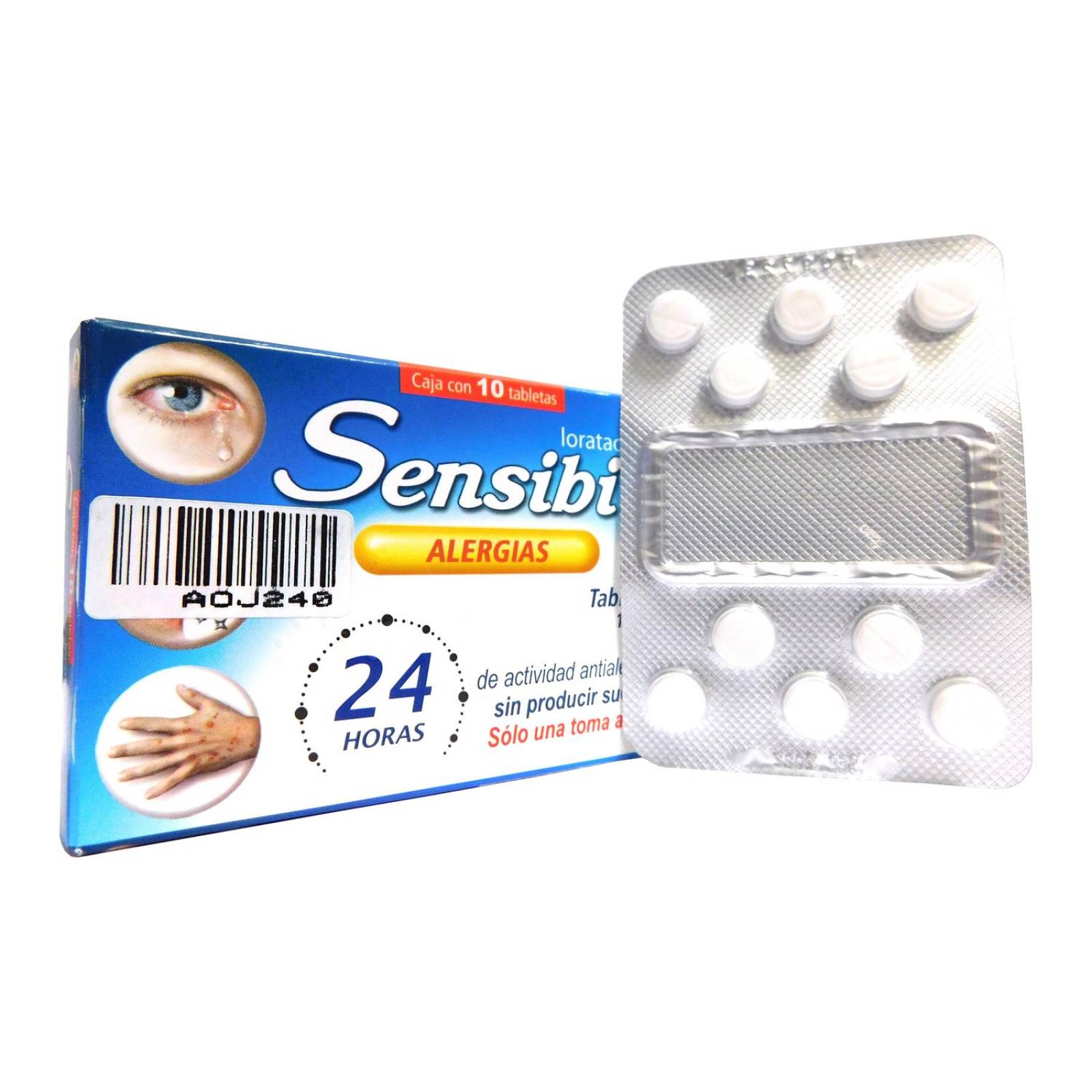 Sensibit 10 mg Caja Con 10 Tabletas