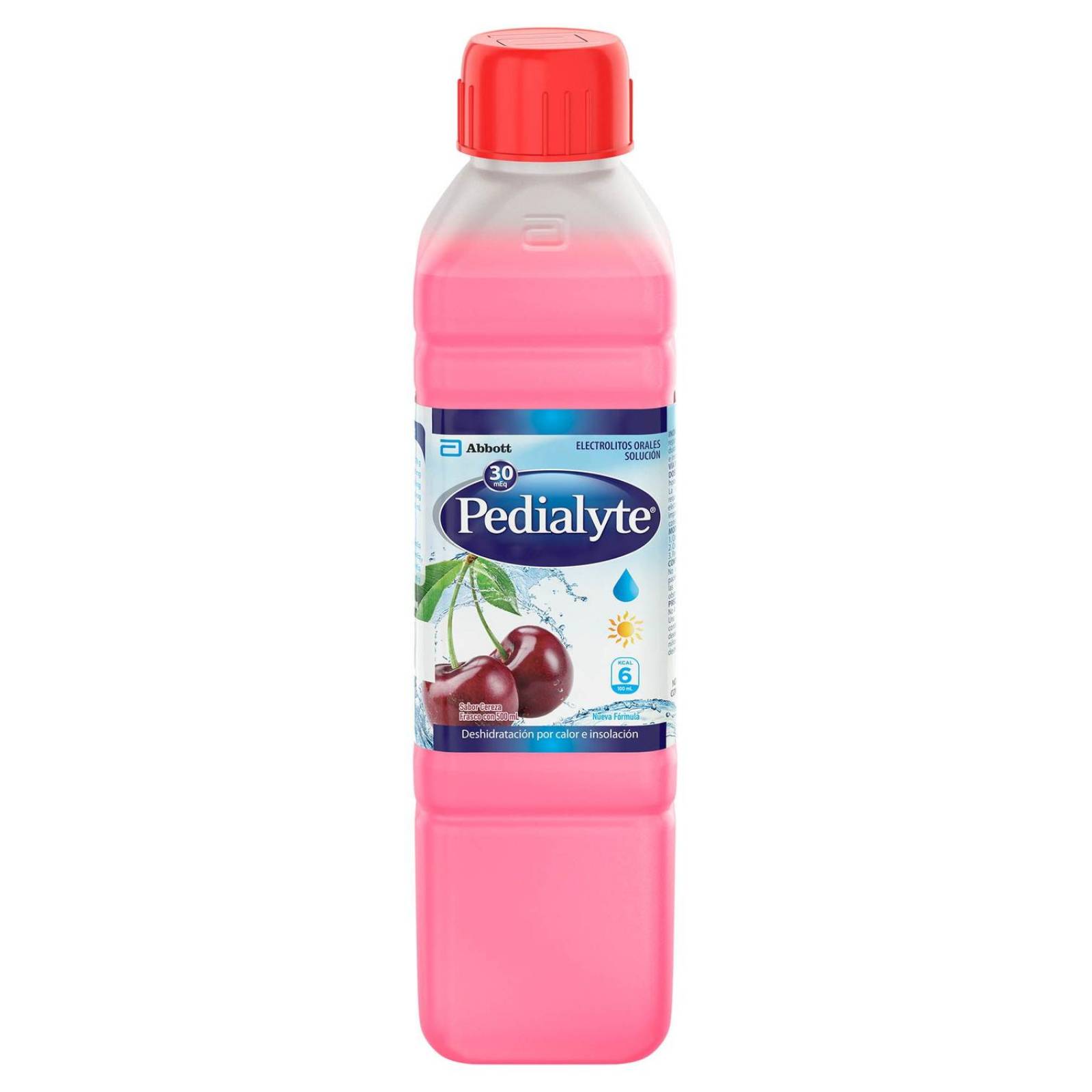 FRM-Pedialyte Sabor Cereza Frasco Con 500 mL