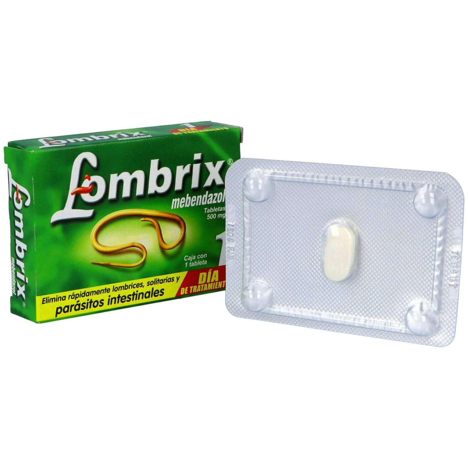 Lombrix 500 mg Caja Con 1 Tableta