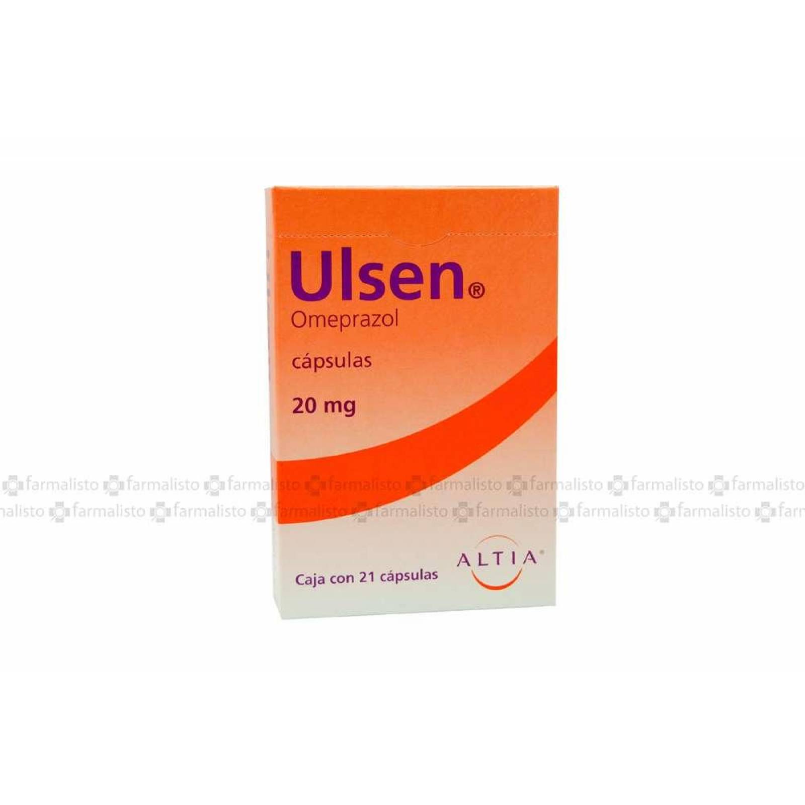 Ulsen 20 mg Caja con 21 Cápsulas