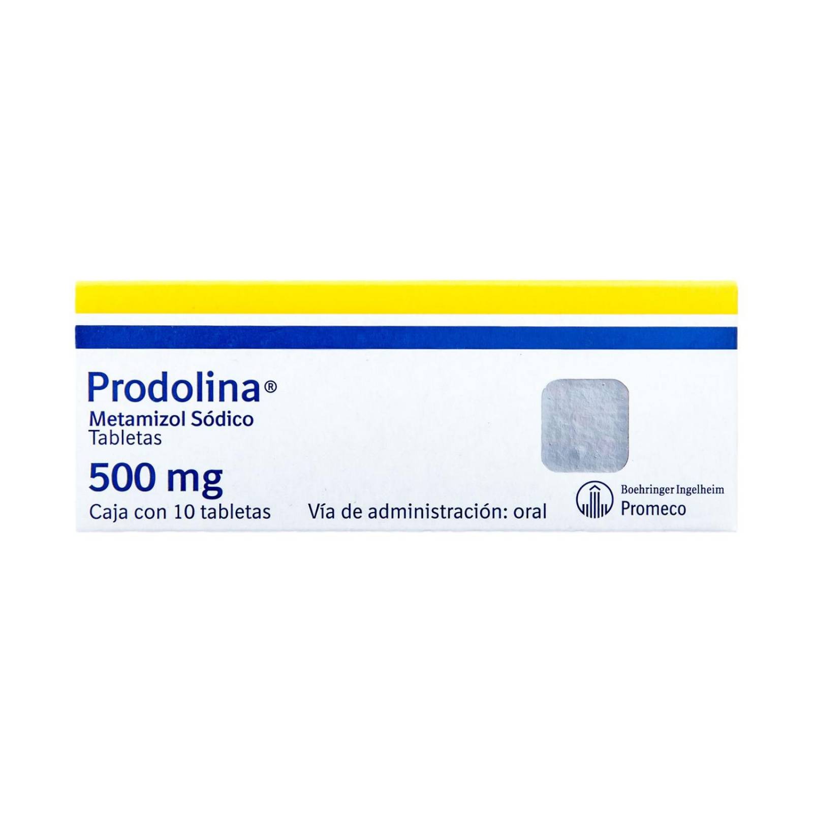 Prodolina 500 mg Caja Con 10 Tabletas