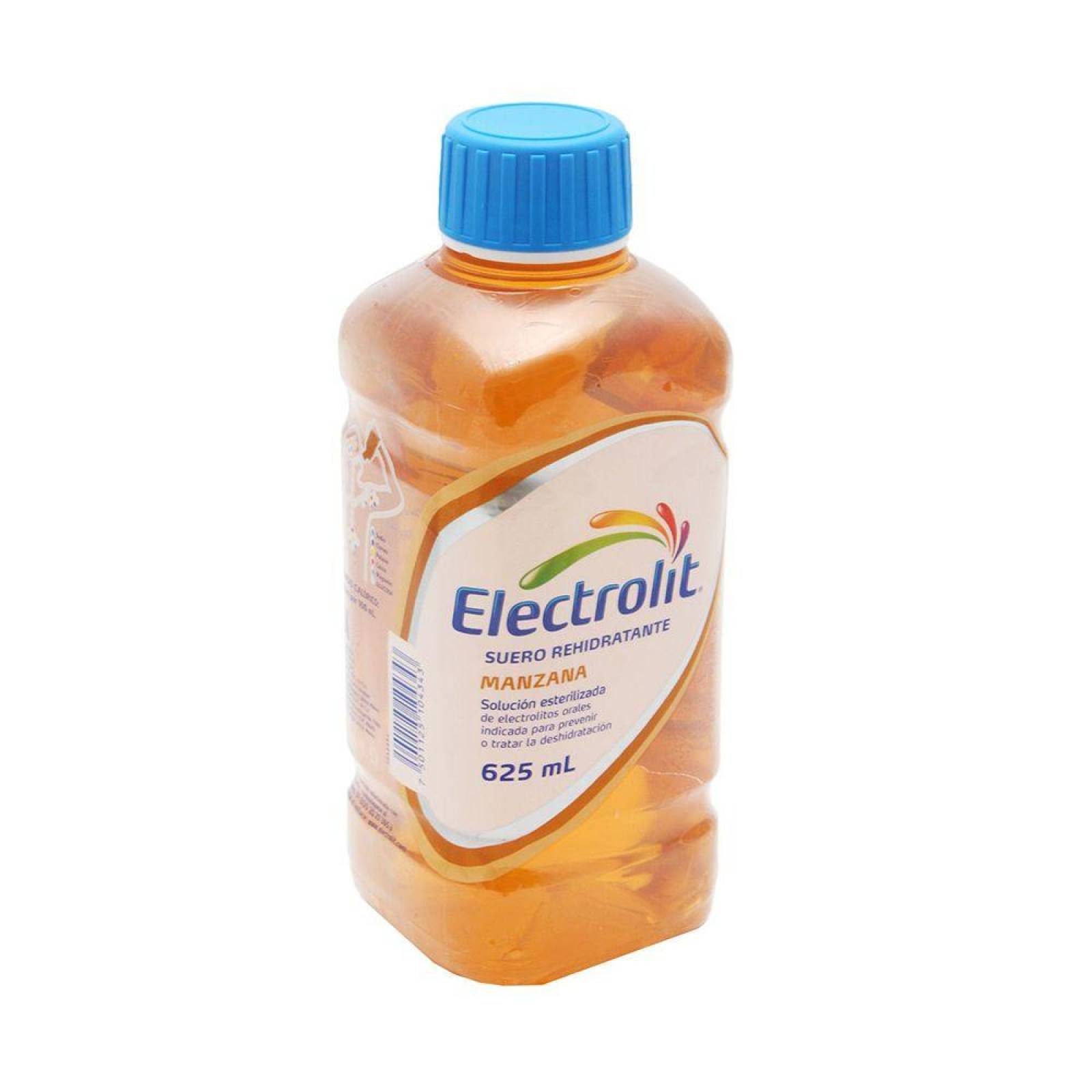 Electrolit Suero Rehidratante Botella Con 625mL Sabor Manzana