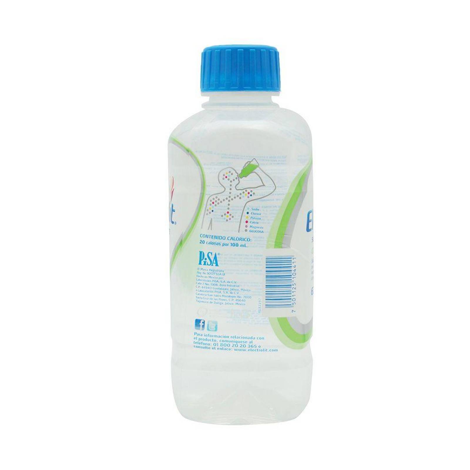 Electrolit Suero Rehidratante Botella Con 625 mL Sabor Coco