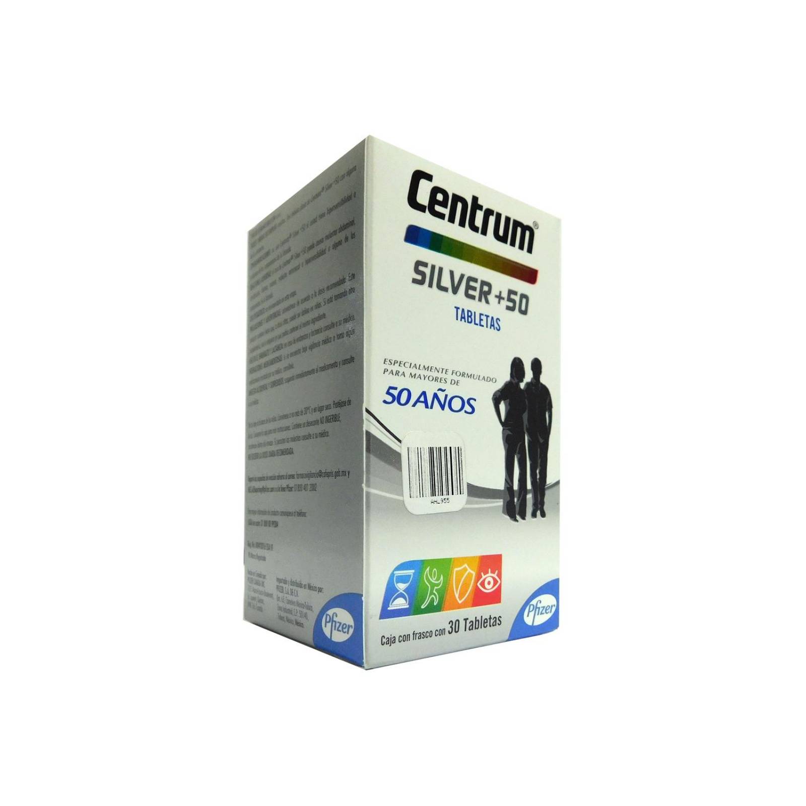 Centrum Silver Caja Con Frasco Con 30 Tabletas