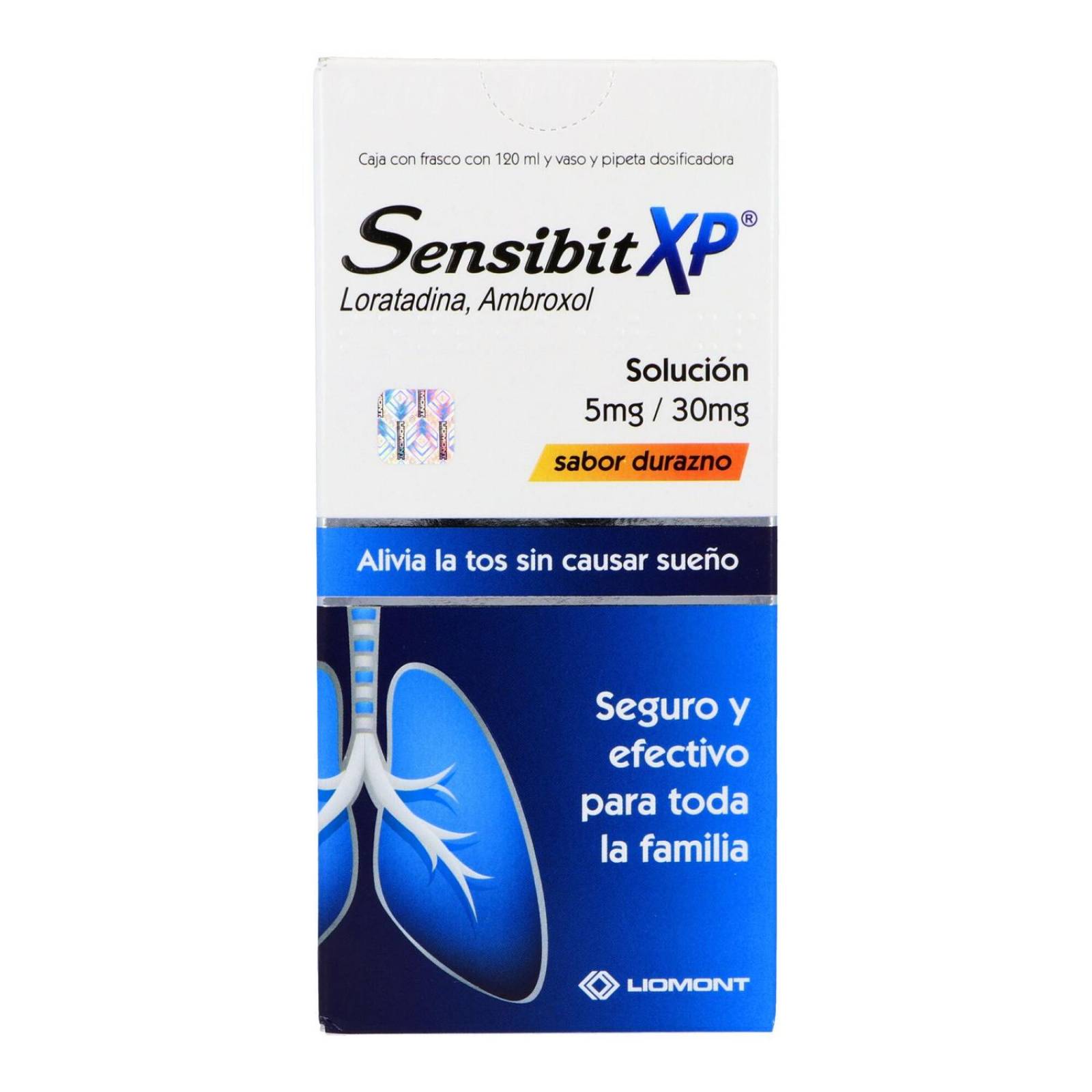 Sensibit XP Caja Con Frasco Con 120 mL Sabor Durazno