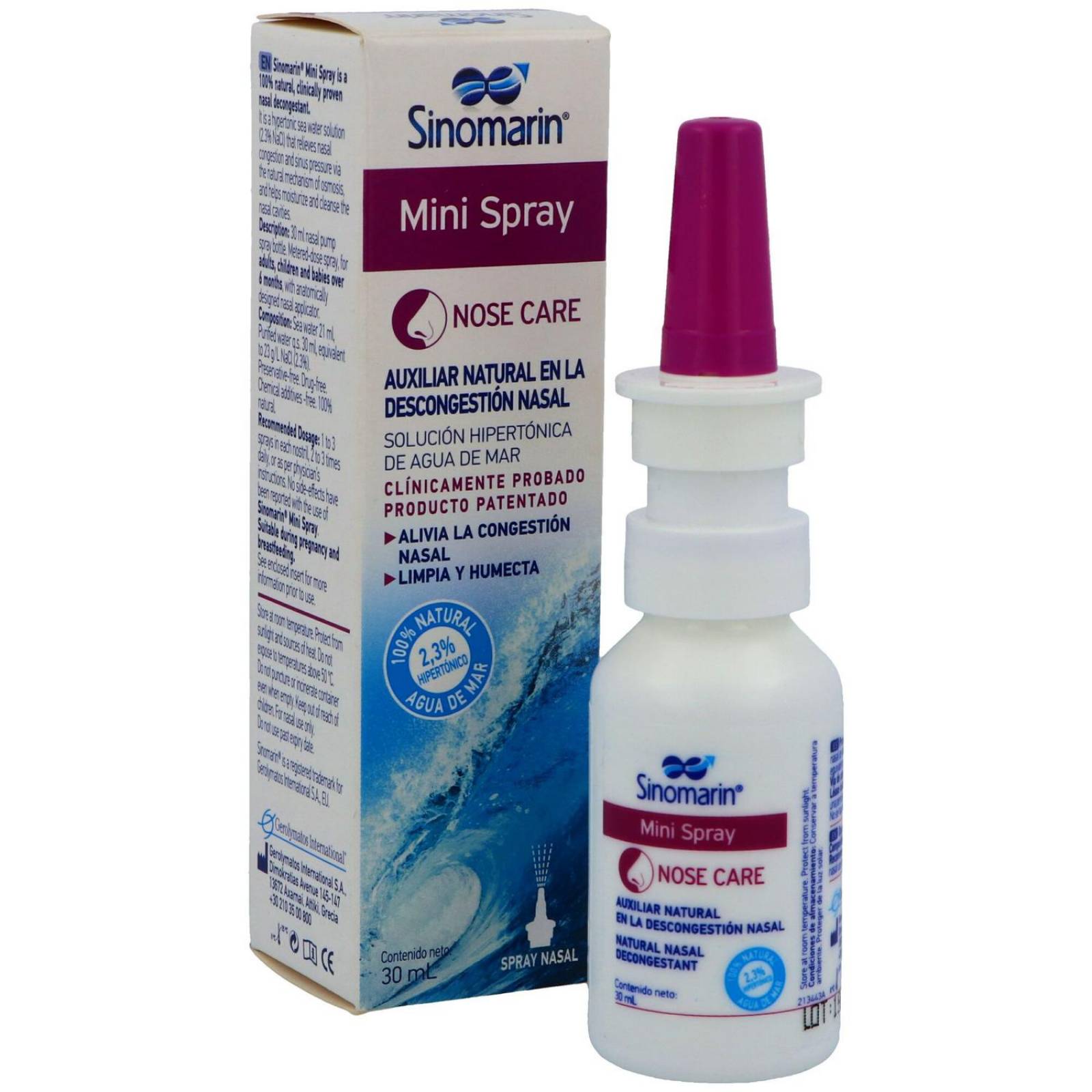 Sinomarin Nasal Caja Con Frasco Spray Con 30 mL